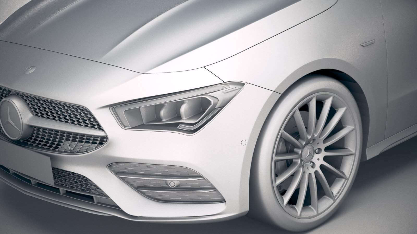 Mercedes-Benz CLA Shooting Brake 2020 3D Model by SQUIR