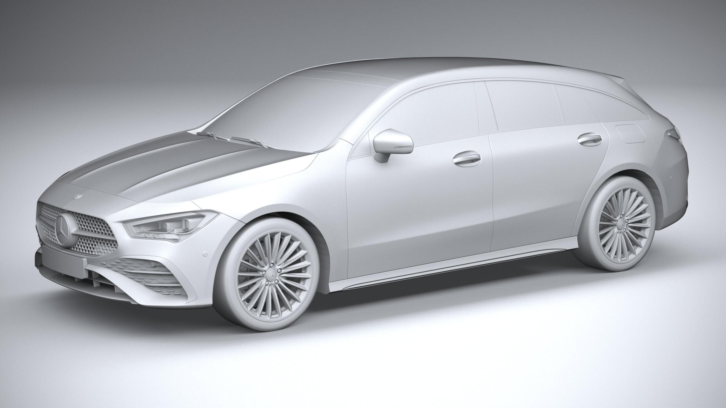 Mercedes-Benz CLA Shooting Brake 2024 3D Model by SQUIR
