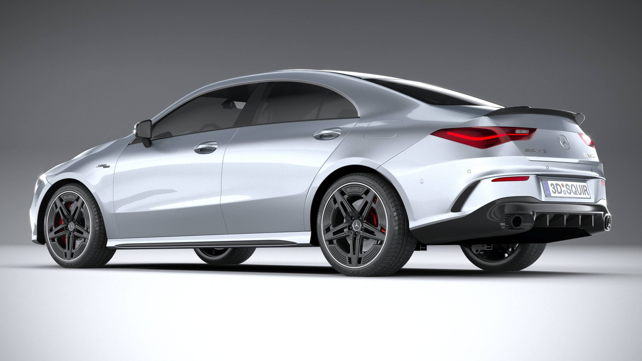 Mercedes-Benz CLA35 AMG 2024 3D Model by SQUIR