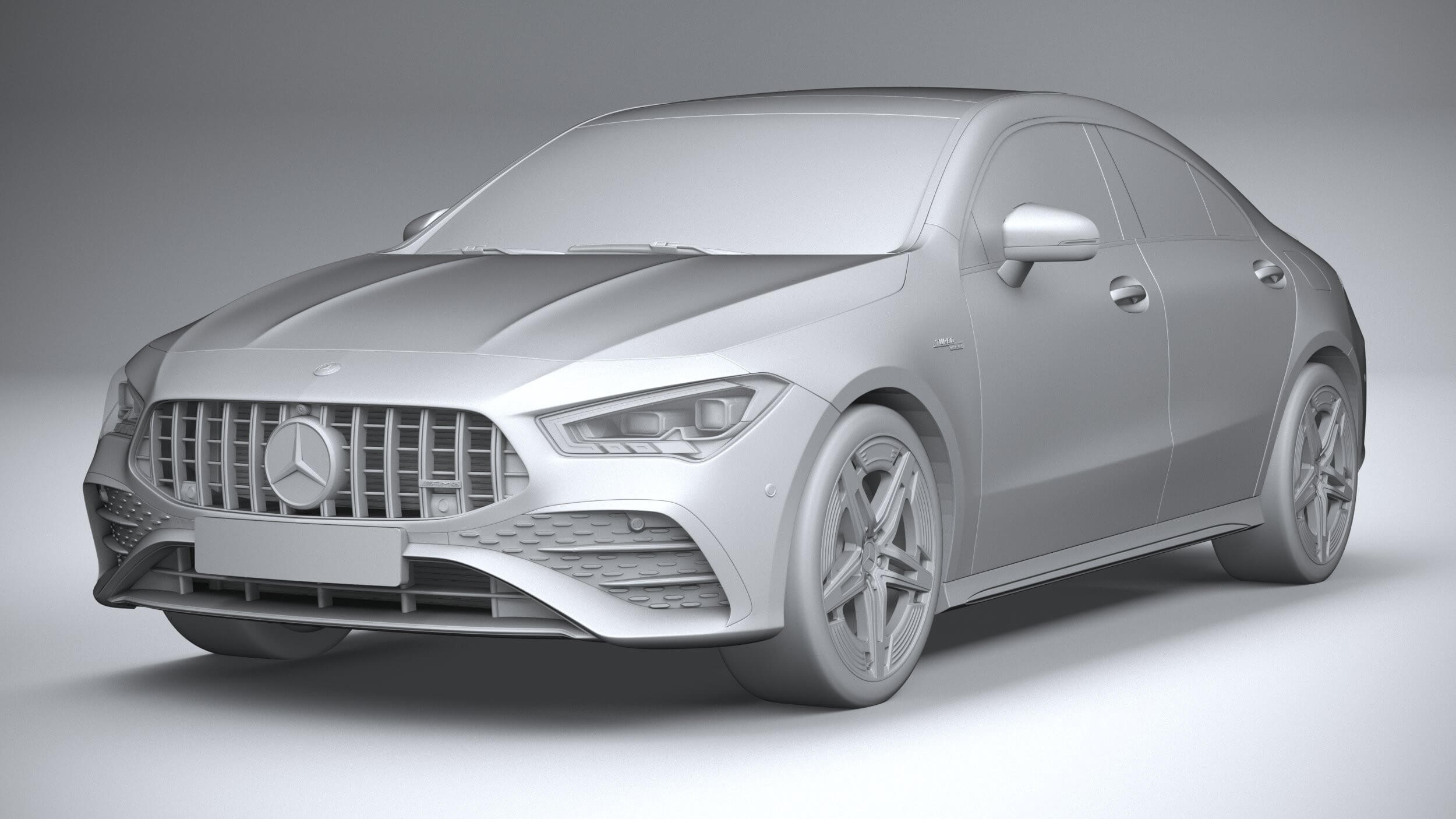 Mercedes-Benz CLA35 AMG 2024 3D Model by SQUIR