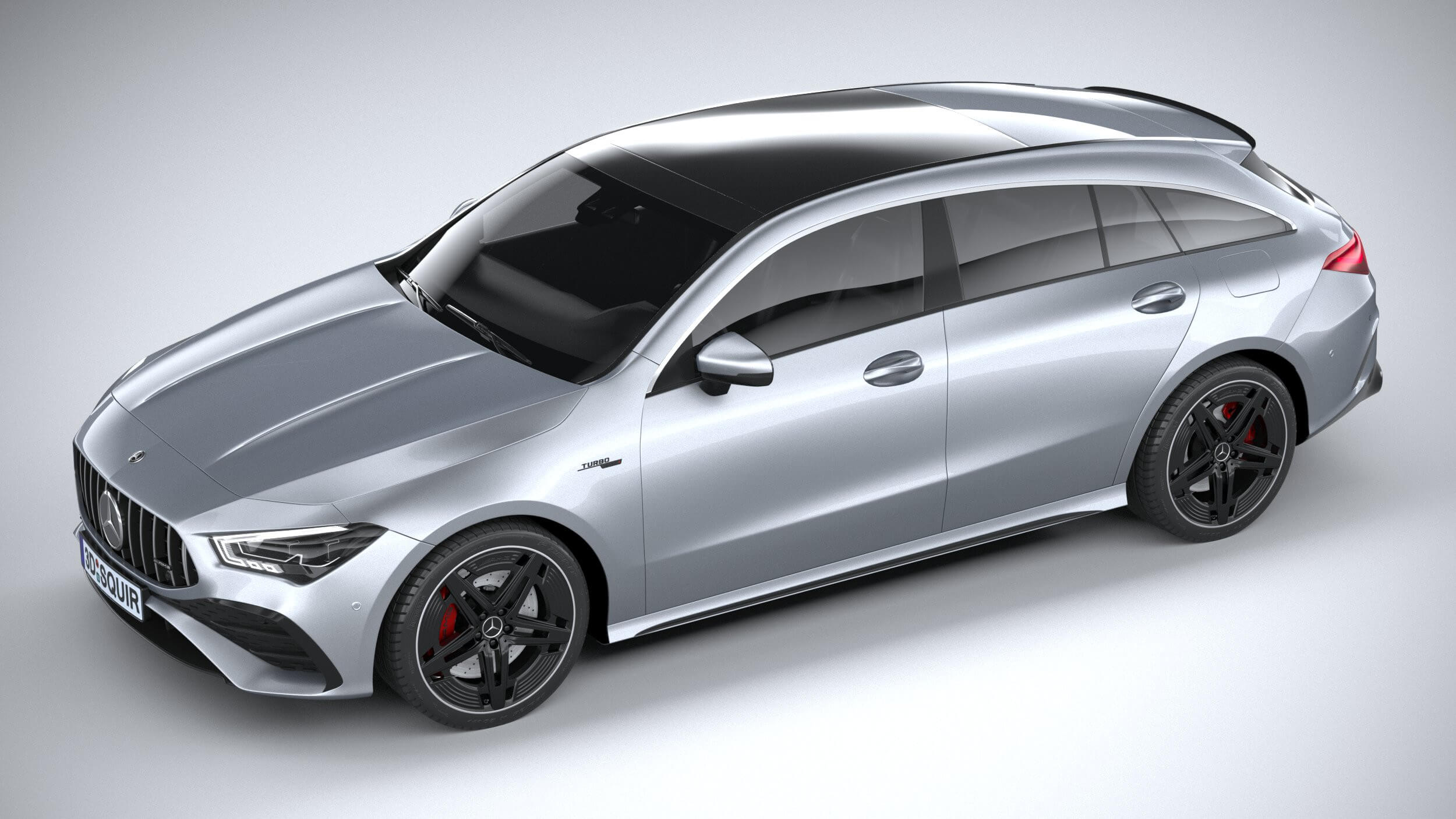 Mercedes-Benz CLA35 AMG Shooting Brake 2024 3D Model by SQUIR