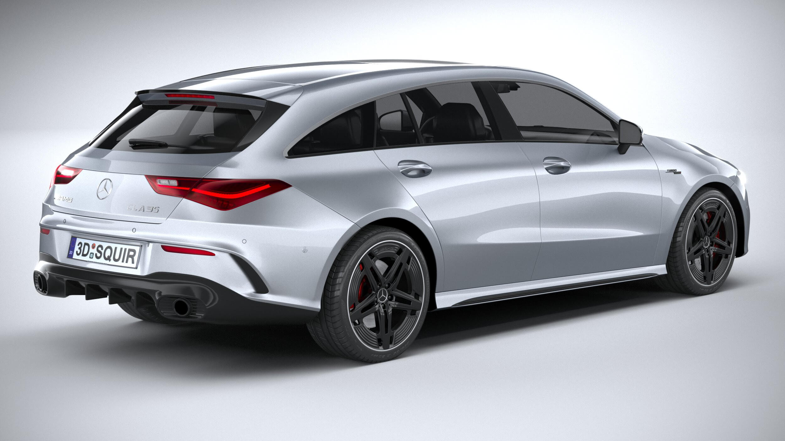 Mercedes-Benz CLA35 AMG Shooting Brake 2024 3D Model by SQUIR