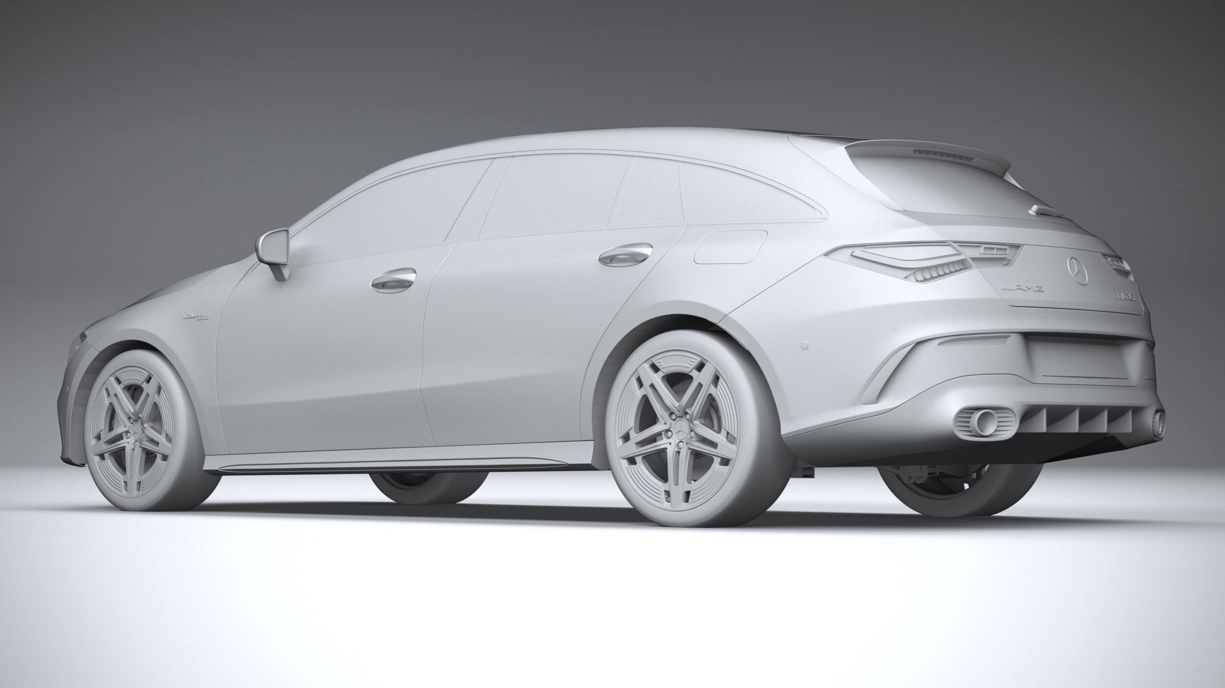 Mercedes-Benz CLA35 AMG Shooting Brake 2024 3D Model by SQUIR