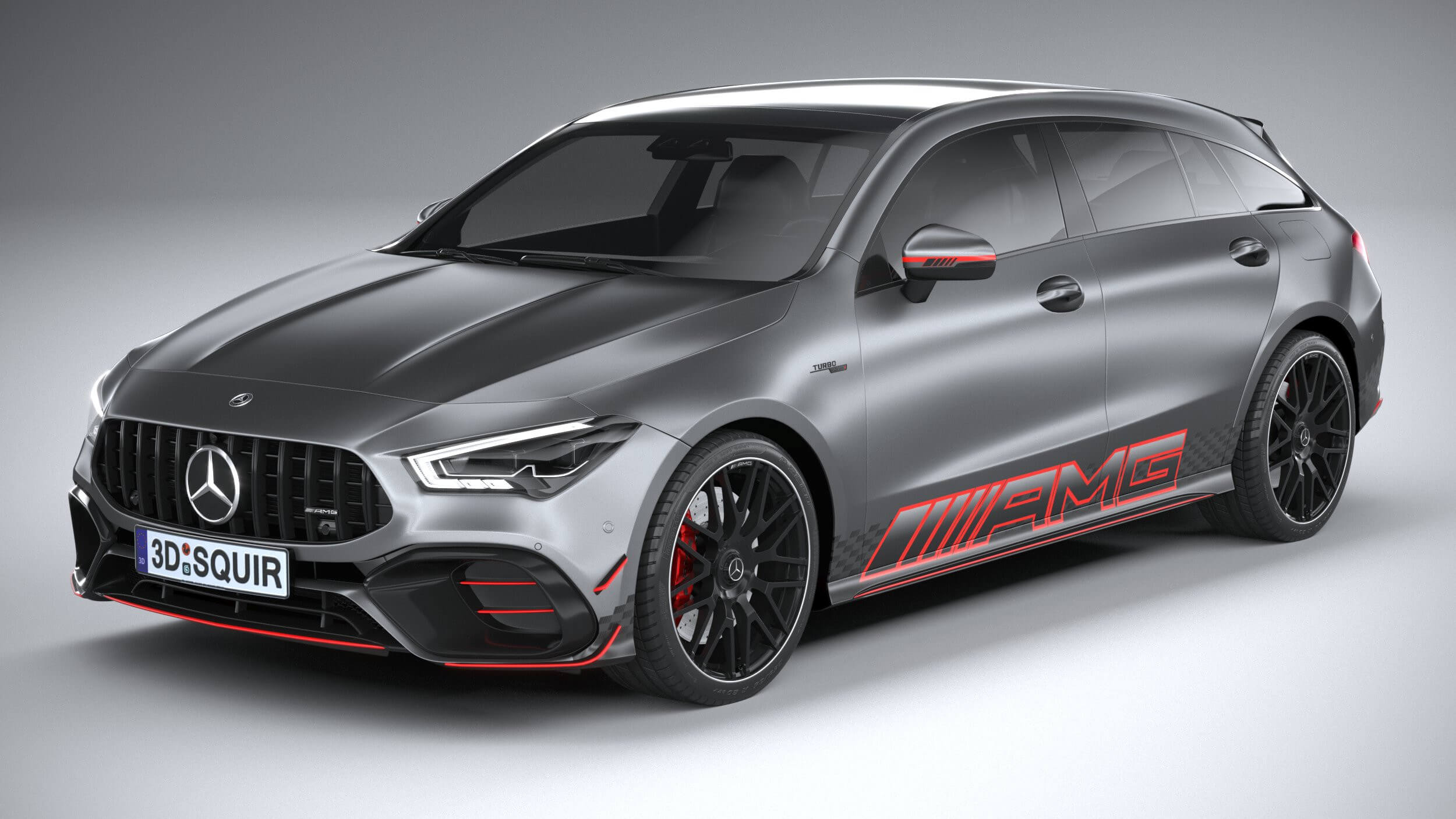 Mercedes-Benz CLA45 S AMG Shooting Brake 2024 3D Model by SQUIR
