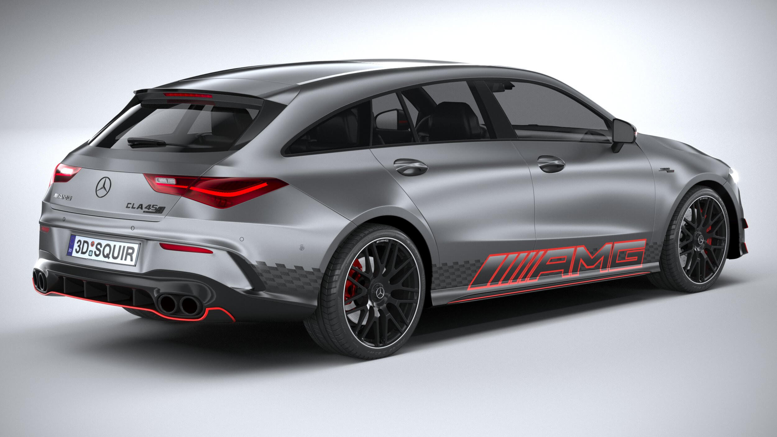 Mercedes-Benz CLA45 S AMG Shooting Brake 2024 3D Model by SQUIR