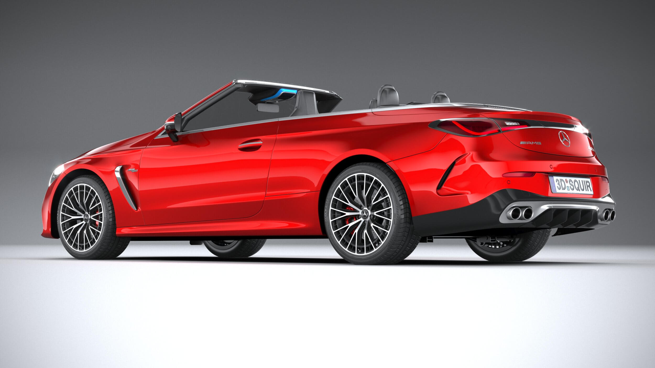 Mercedes-Benz CLE53 AMG Cabriolet 2025 3D Model by SQUIR