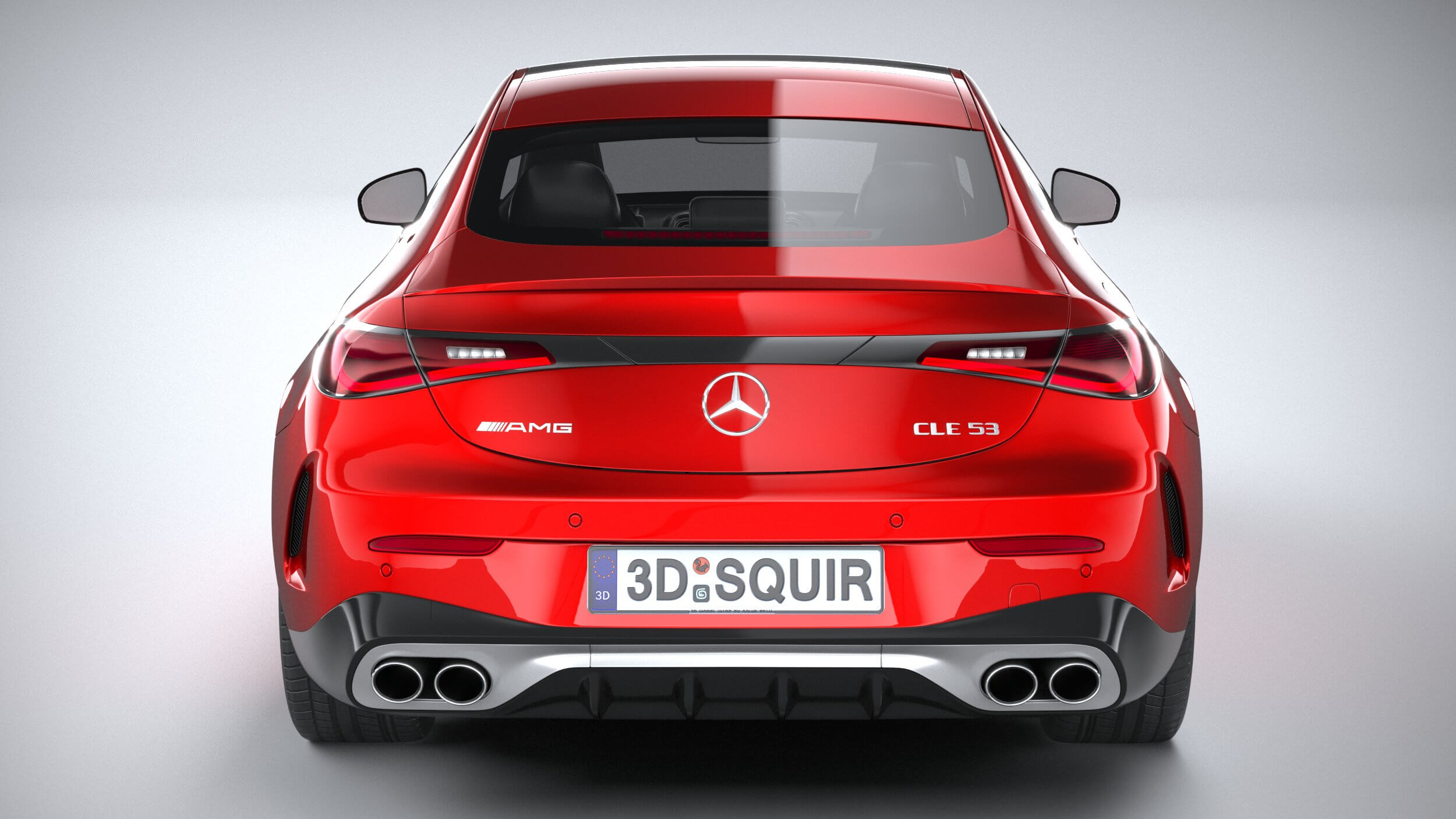 Mercedes-Benz CLE53 AMG Coupe 2025 3D Model by SQUIR