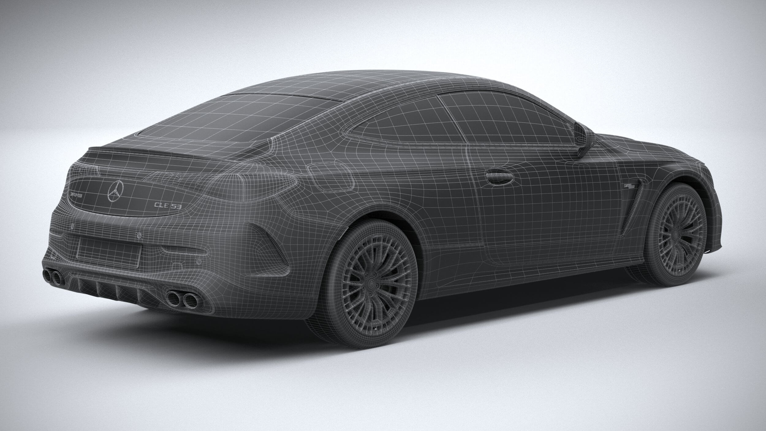 Mercedes-Benz CLE53 AMG Coupe 2025 3D Model by SQUIR