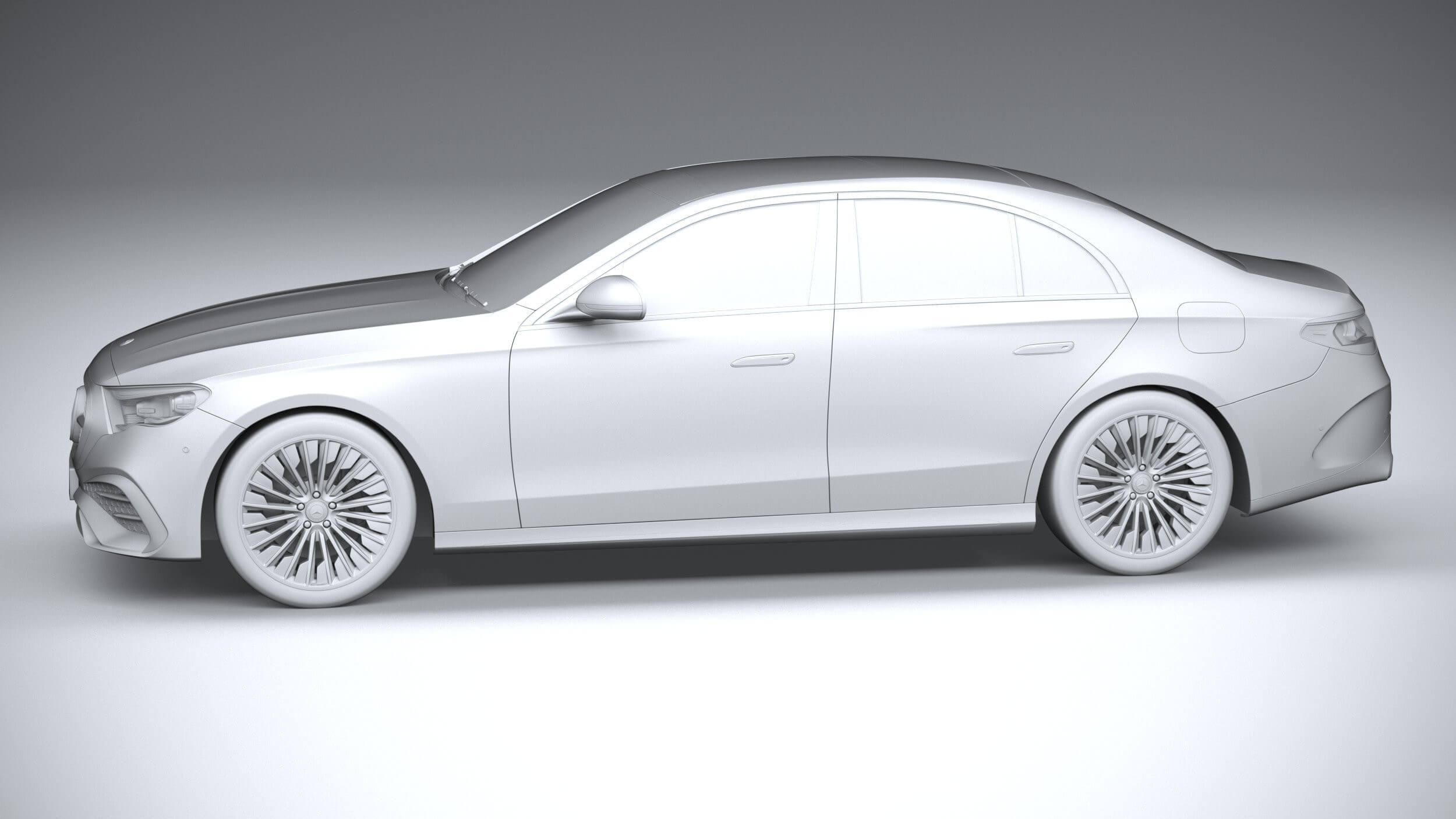 Mercedes-Benz E-Class AMG Line 2024 3D Model by SQUIR