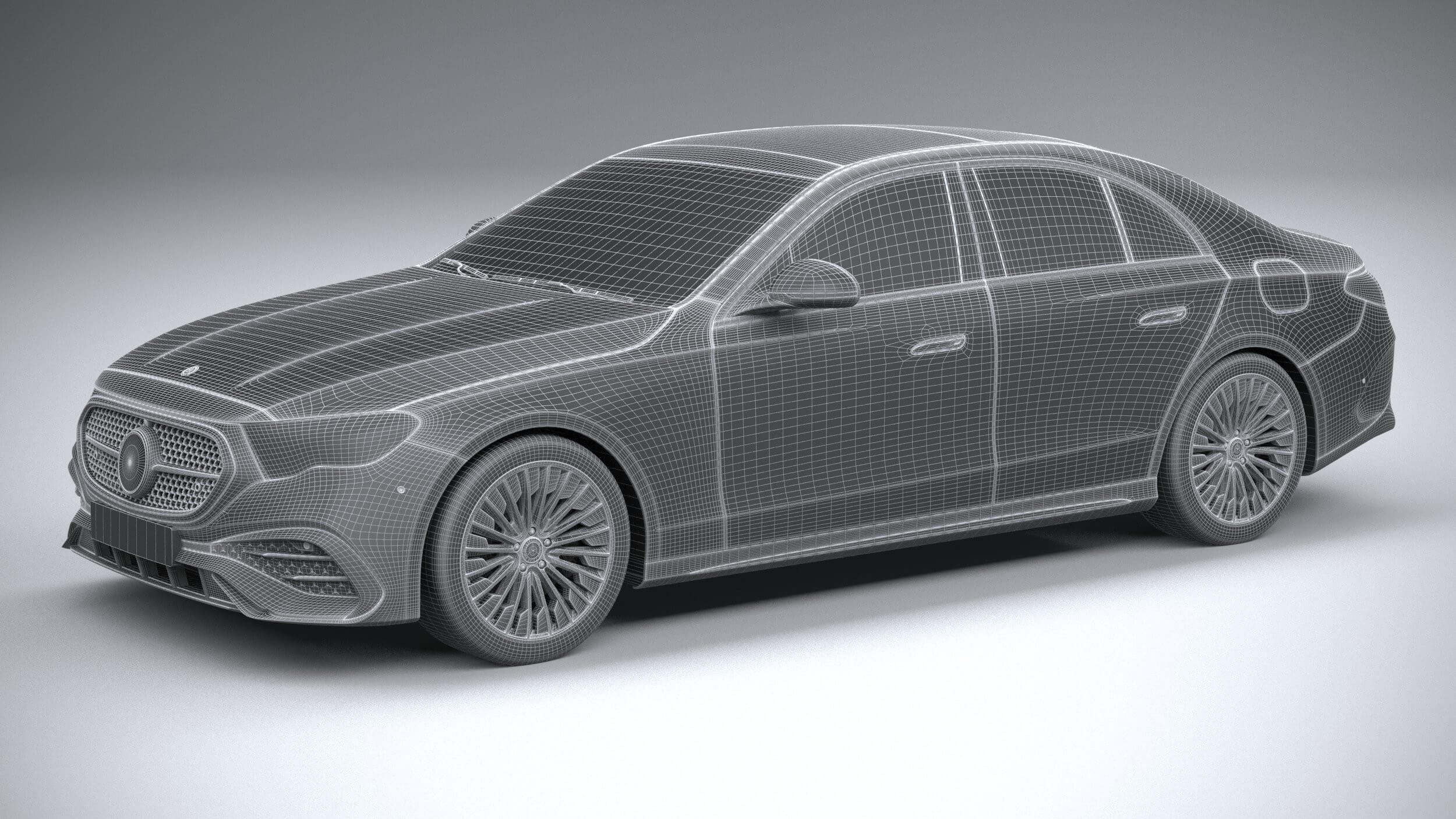 Mercedes-Benz E-Class AMG Line 2024 3D Model by SQUIR
