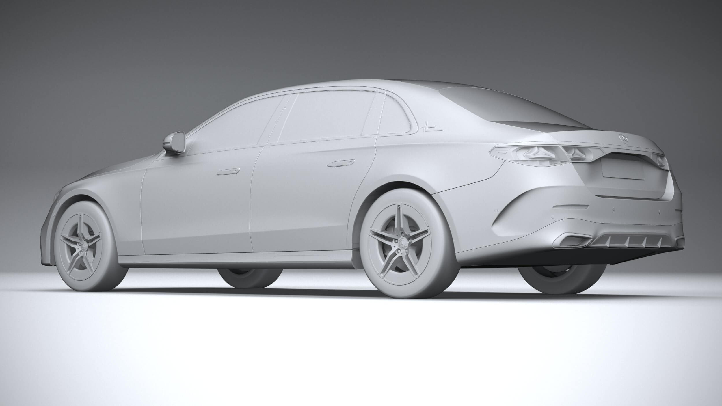 Mercedes-Benz E-Class Long 2024 3D Model by SQUIR