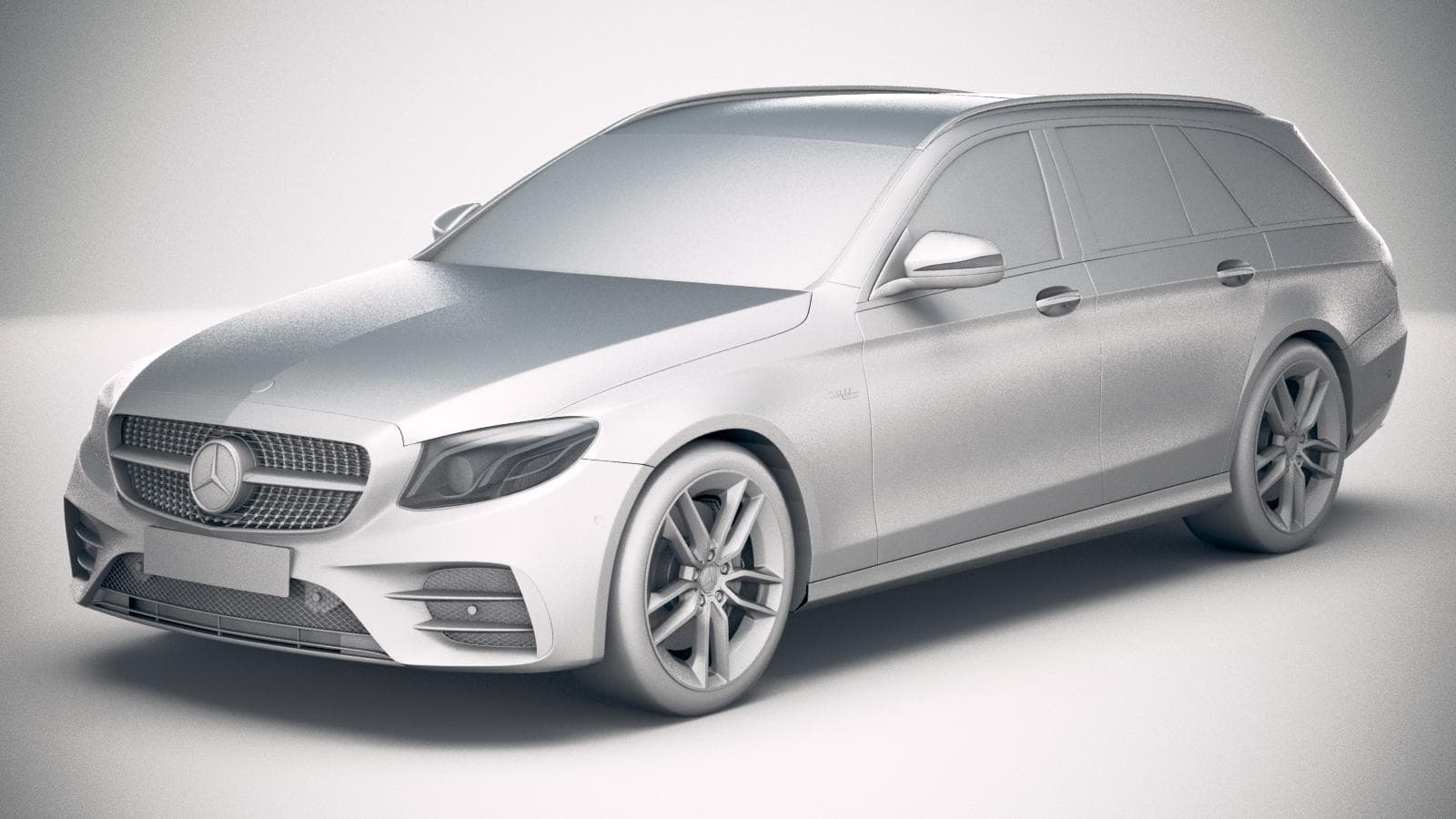 Mercedes-Benz E53 AMG Estate 2019 3D Model by SQUIR