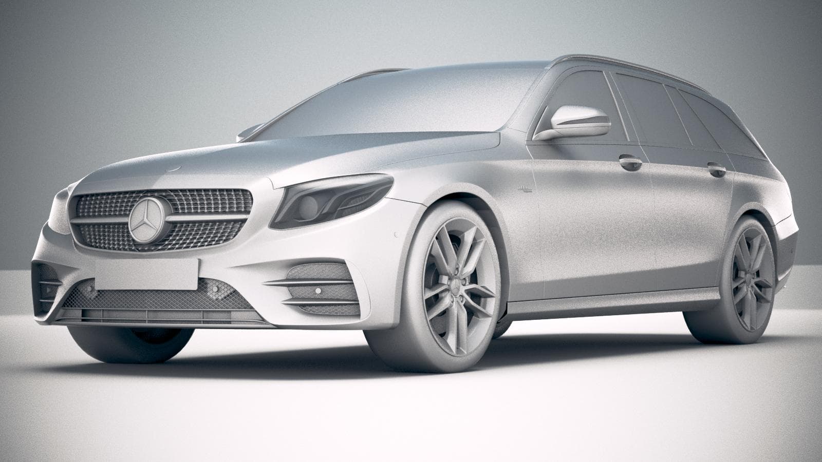 Mercedes-Benz E53 AMG Estate 2019 3D Model by SQUIR