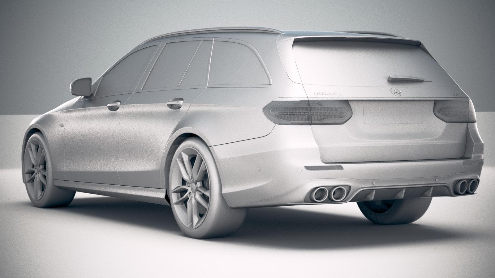 Mercedes-Benz E53 AMG Estate 2019 3D Model by SQUIR
