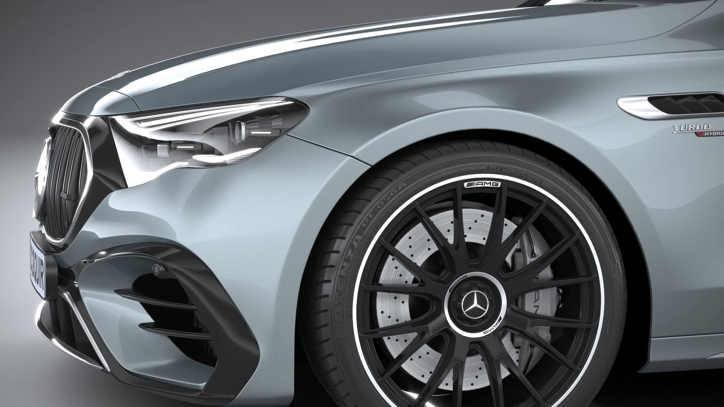 Mercedes-Benz E53 AMG Hybrid Estate 2025 3D Model by SQUIR