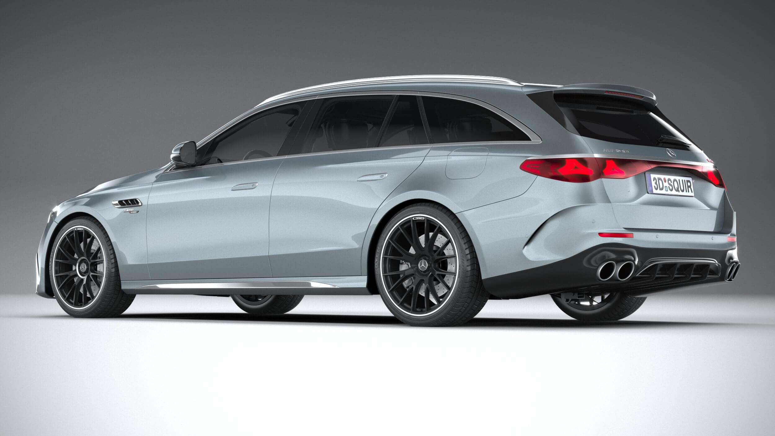 Mercedes-Benz E53 AMG Hybrid Estate 2025 3D Model by SQUIR