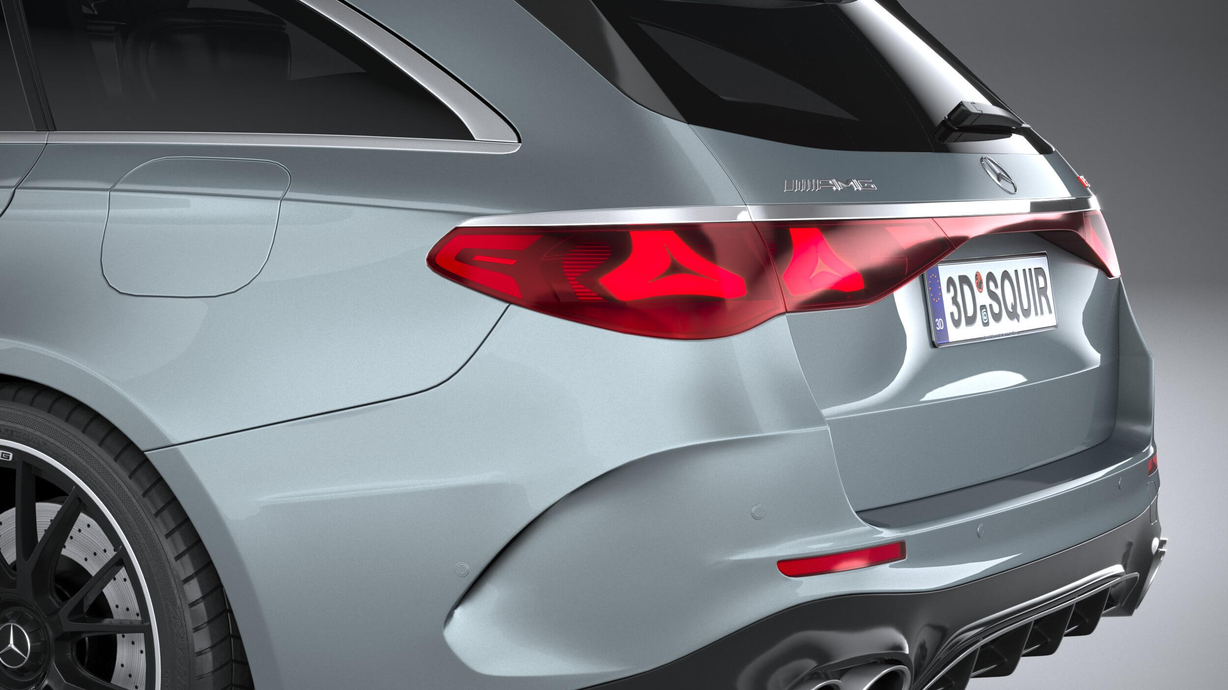 Mercedes-Benz E53 AMG Hybrid Estate 2025 3D Model by SQUIR