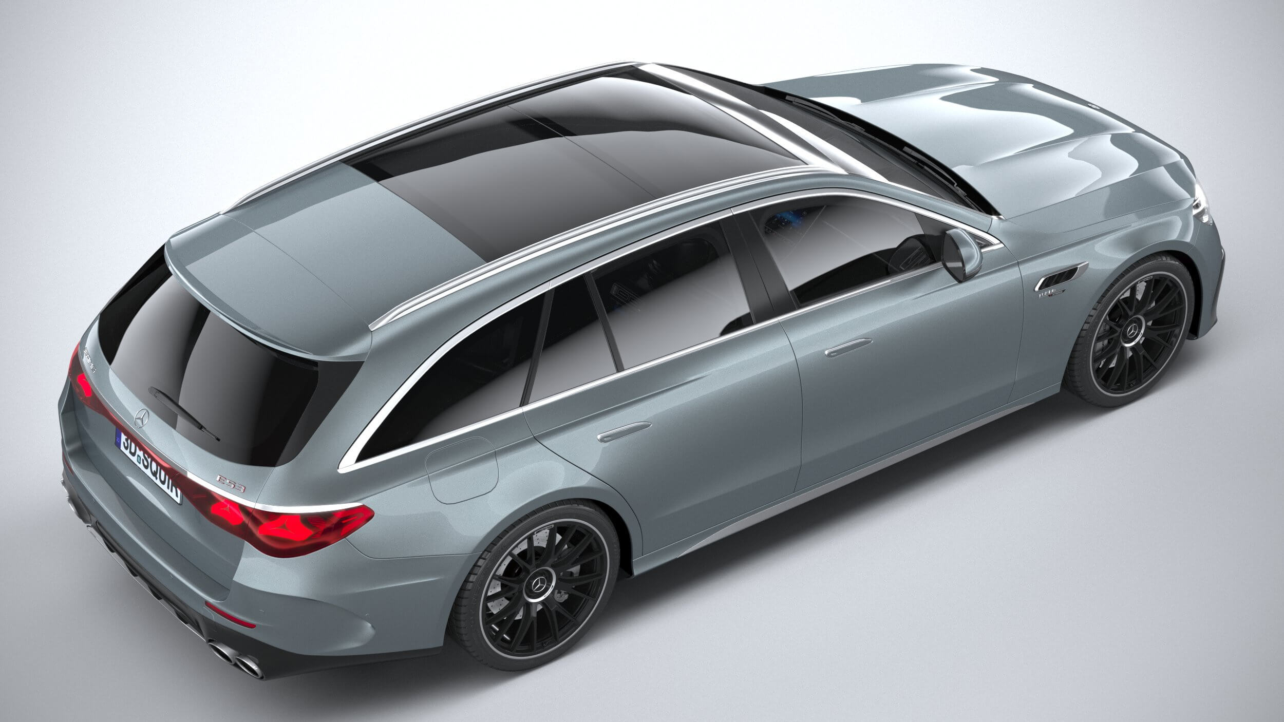 Mercedes-Benz E53 AMG Hybrid Estate 2025 3D Model by SQUIR