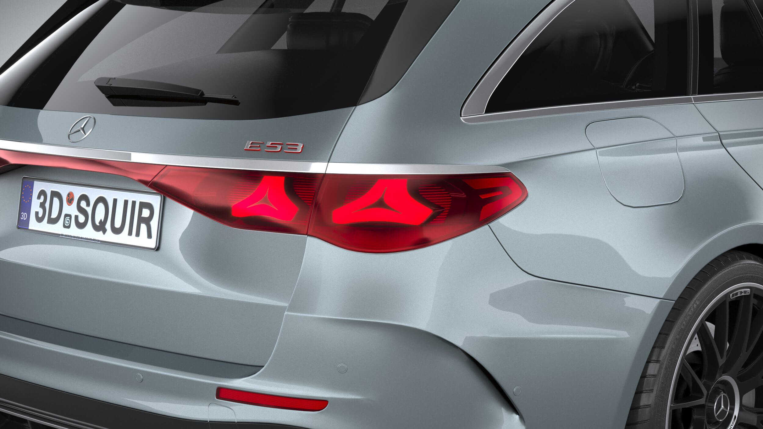 Mercedes-Benz E53 AMG Hybrid Estate 2025 3D Model by SQUIR