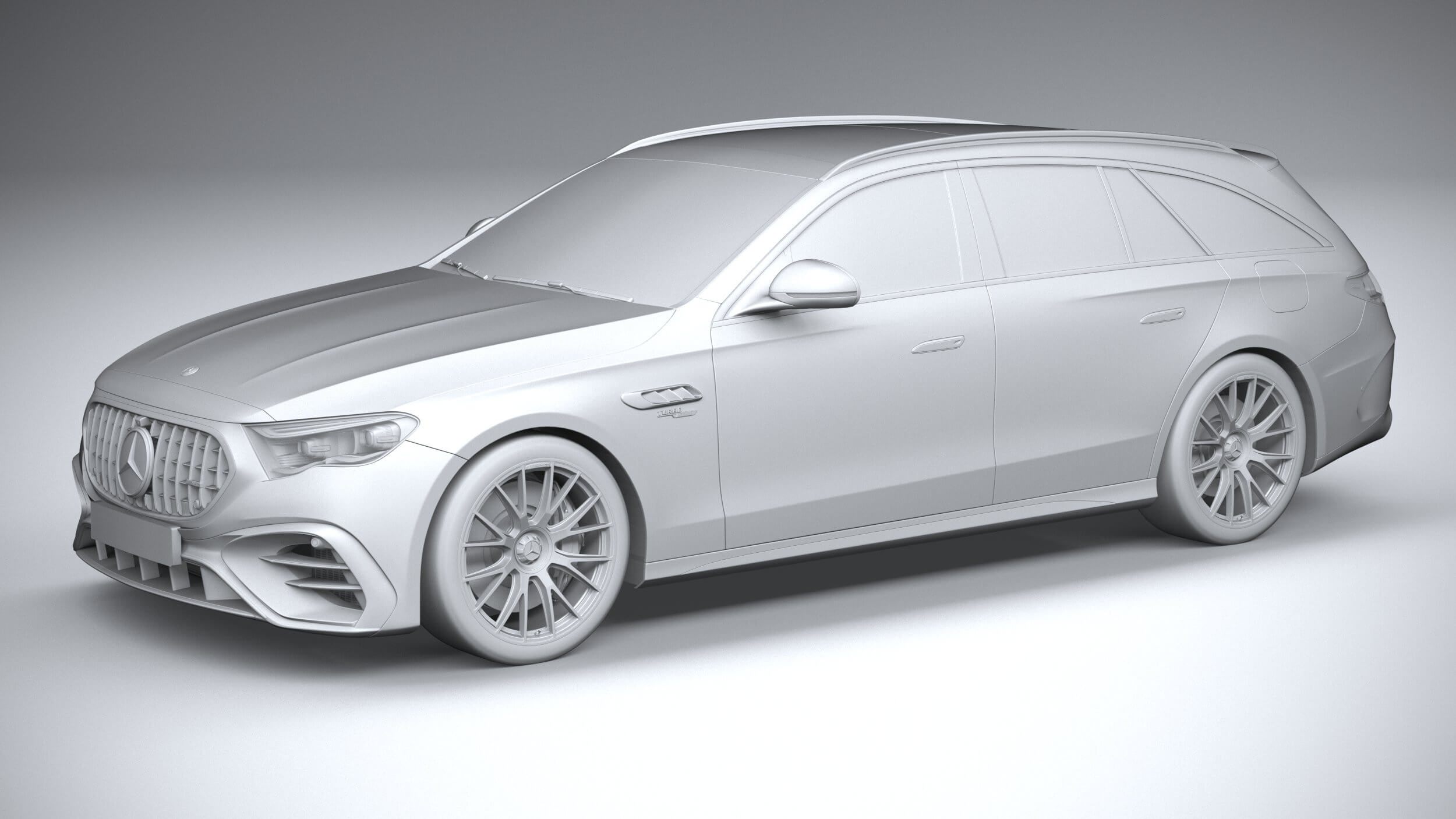 Mercedes-Benz E53 AMG Hybrid Estate 2025 3D Model by SQUIR