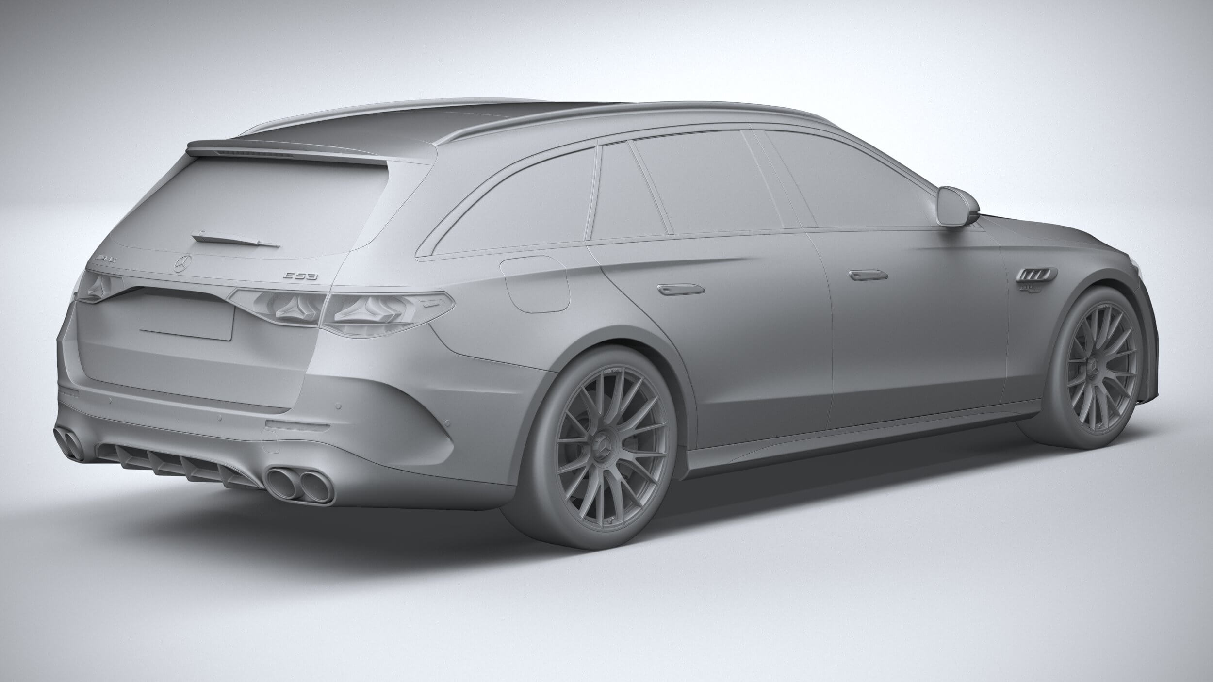 Mercedes-Benz E53 AMG Hybrid Estate 2025 3D Model by SQUIR