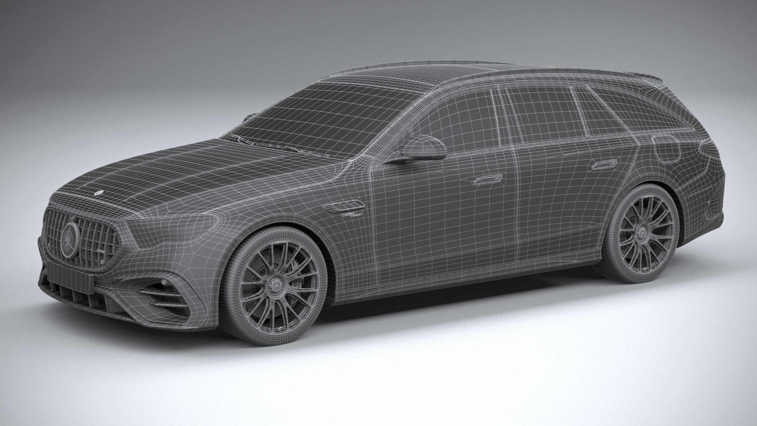Mercedes-Benz E53 AMG Hybrid Estate 2025 3D Model by SQUIR