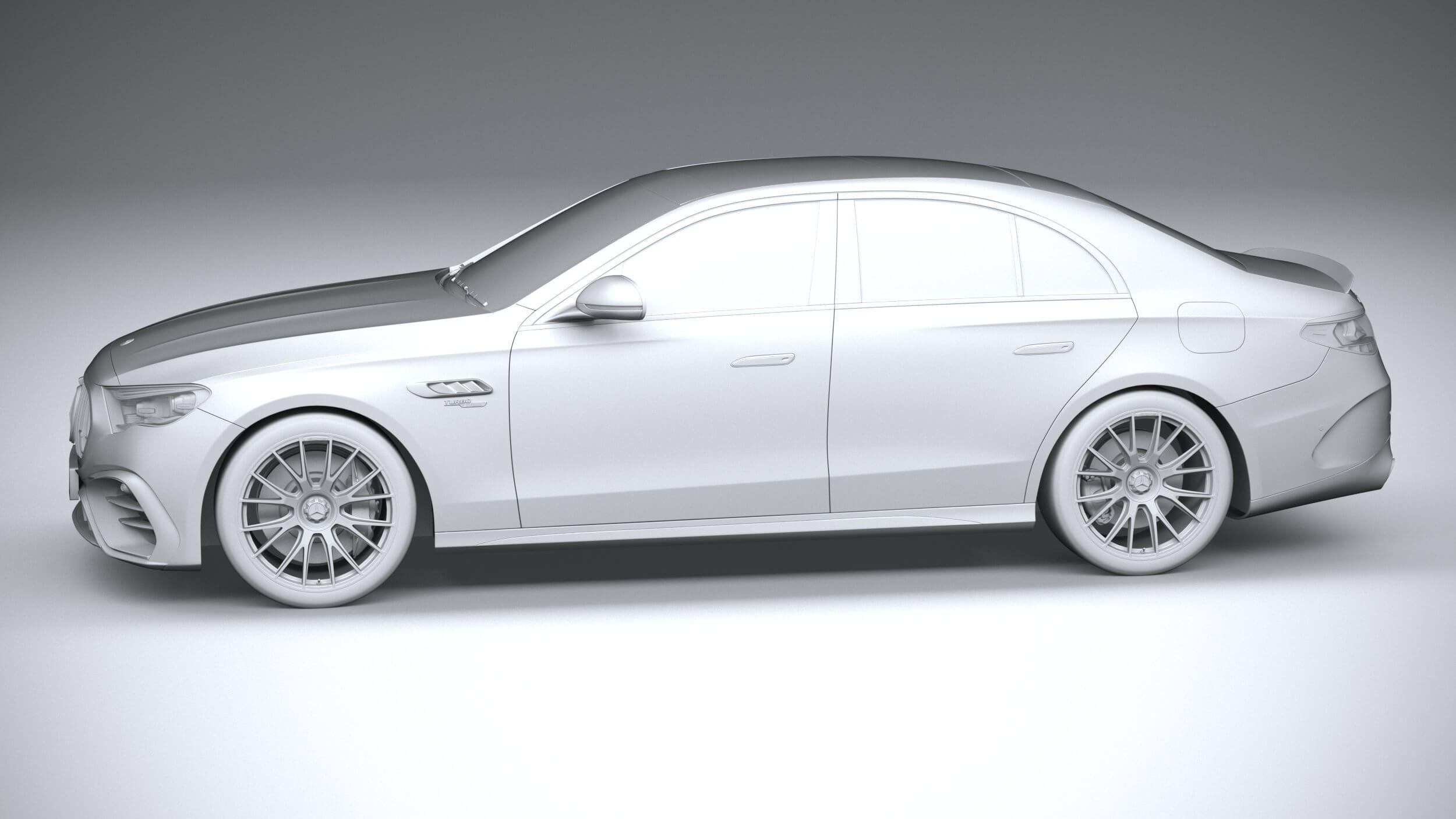 Mercedes-Benz E53 AMG Line 2025 3D Model by SQUIR