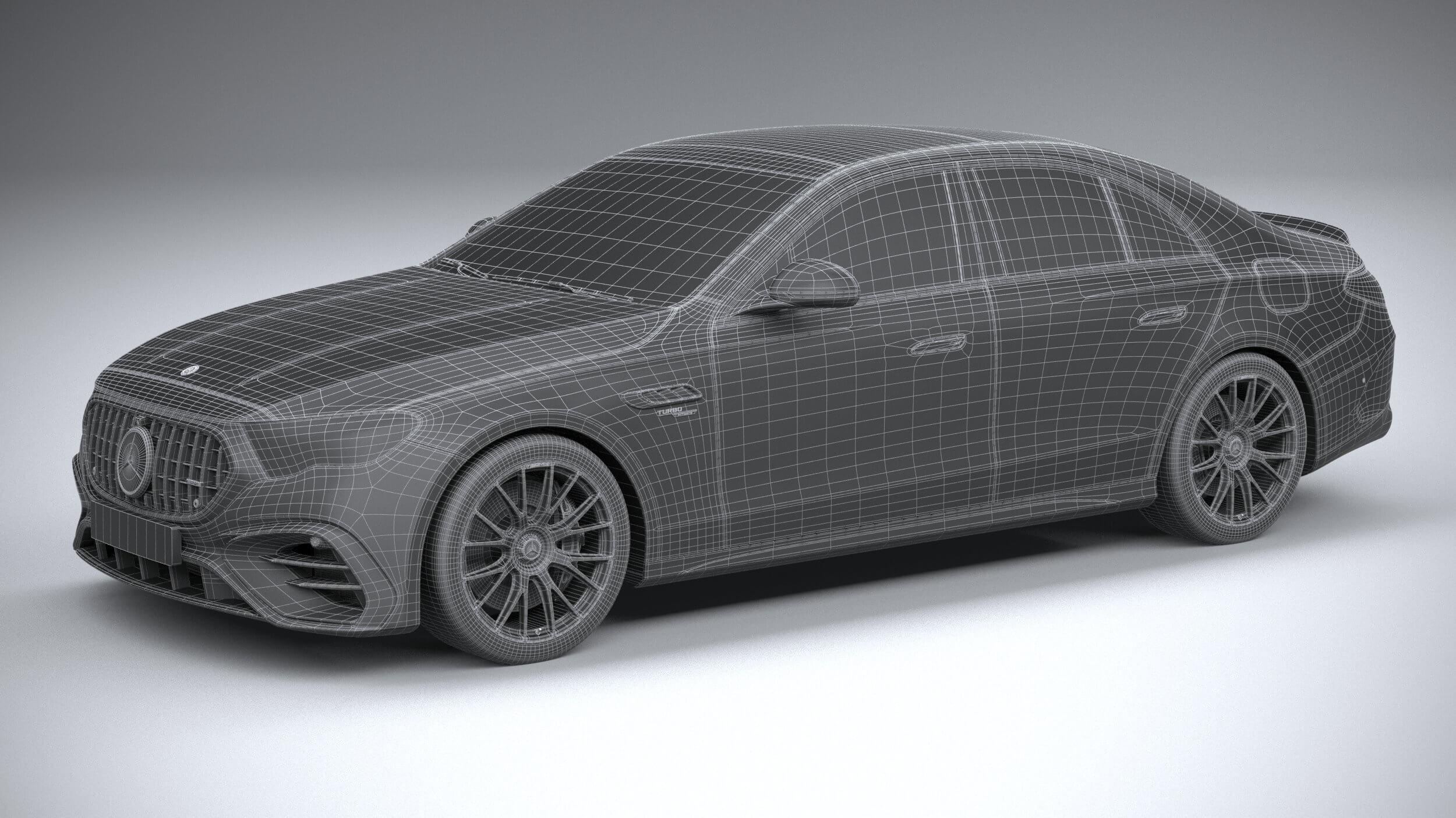 Mercedes-Benz E53 AMG Line 2025 3D Model by SQUIR