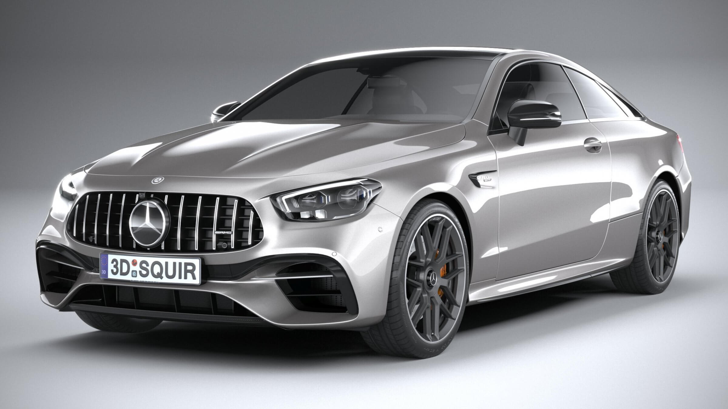 Mercedes-Benz E63 Coupe AMG 2021 3D Model by SQUIR