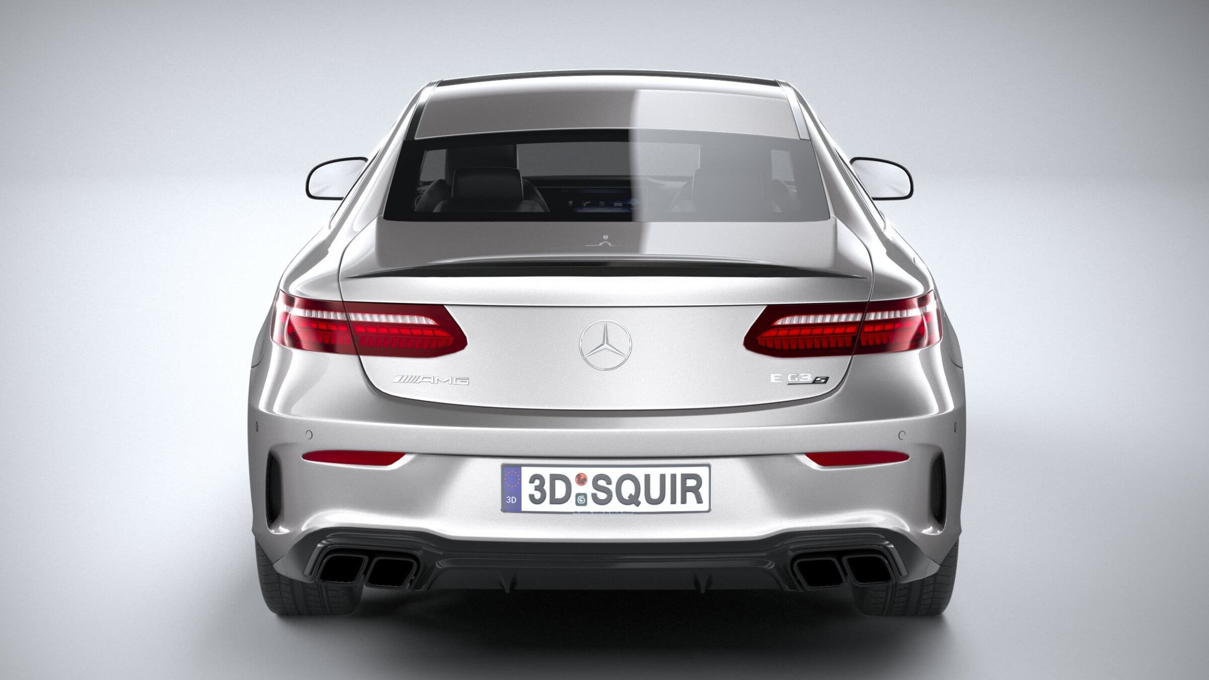 Mercedes-Benz E63 Coupe AMG 2021 3D Model by SQUIR