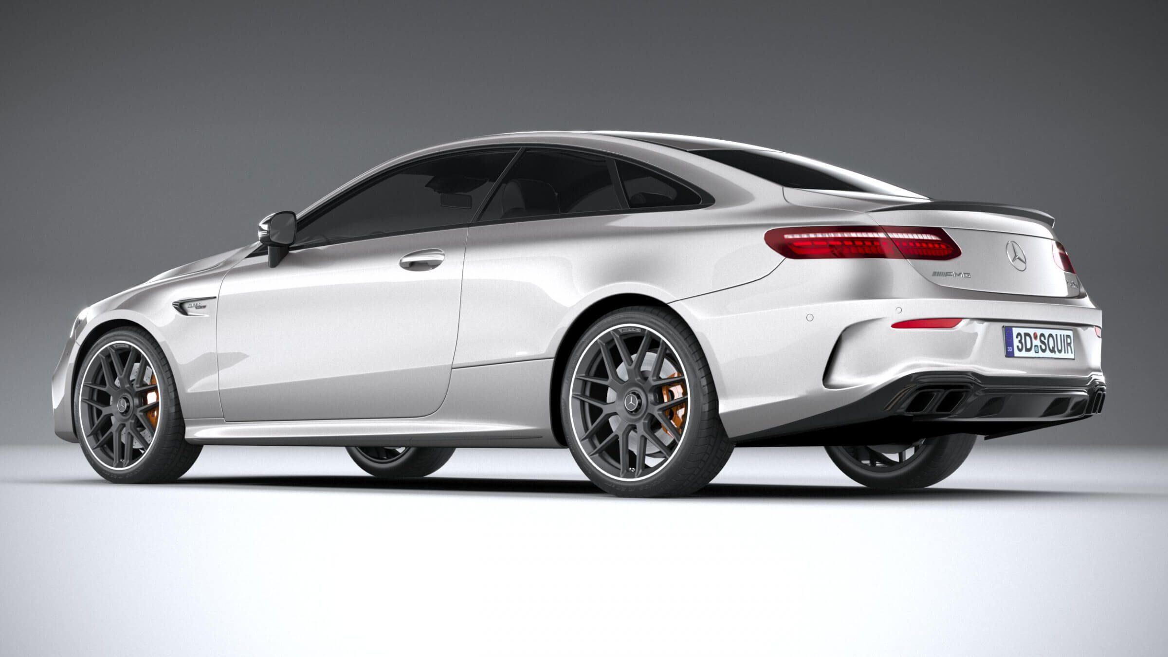 Mercedes-Benz E63 Coupe AMG 2021 3D Model by SQUIR