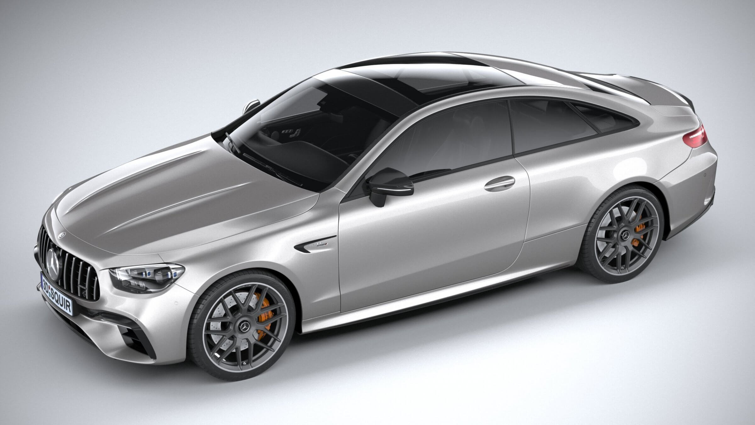 Mercedes-Benz E63 Coupe AMG 2021 3D Model by SQUIR