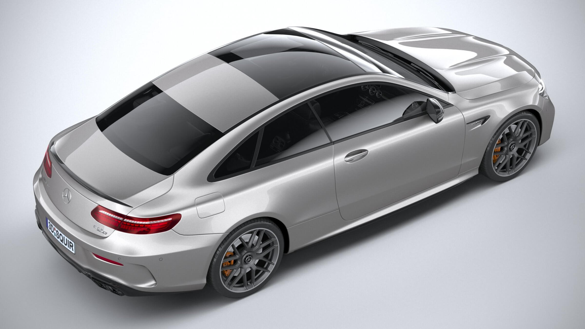 Mercedes-Benz E63 Coupe AMG 2021 3D Model by SQUIR
