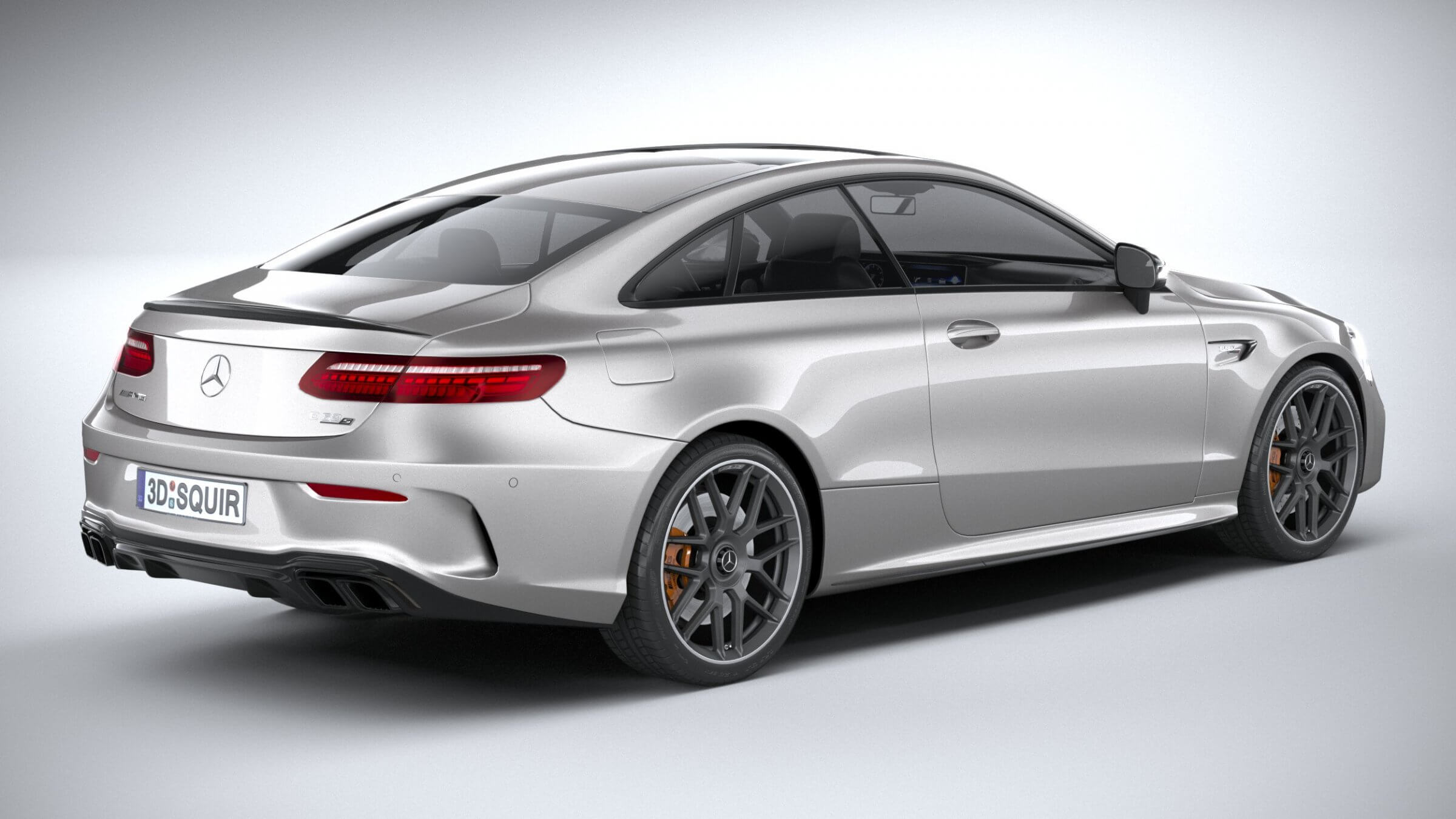 Mercedes-Benz E63 Coupe AMG 2021 3D Model by SQUIR