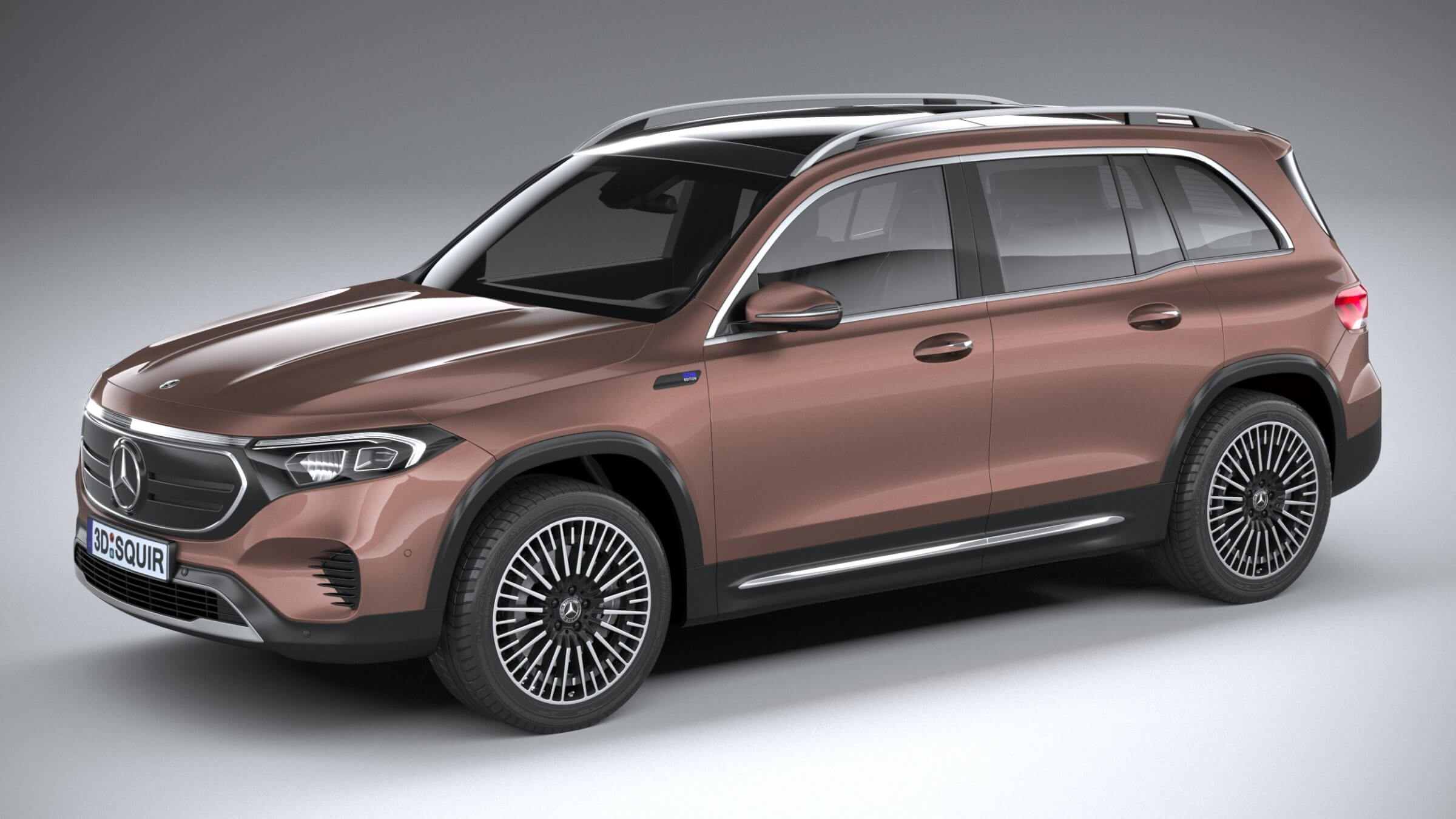 Mercedes-Benz EQB Basic 2022 3D Model by SQUIR