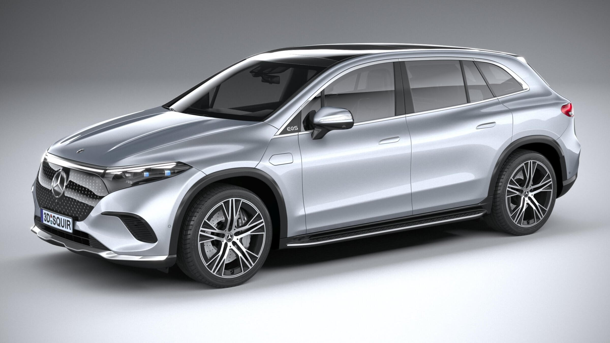 Mercedes-Benz EQS SUV Base 2023 3D Model by SQUIR