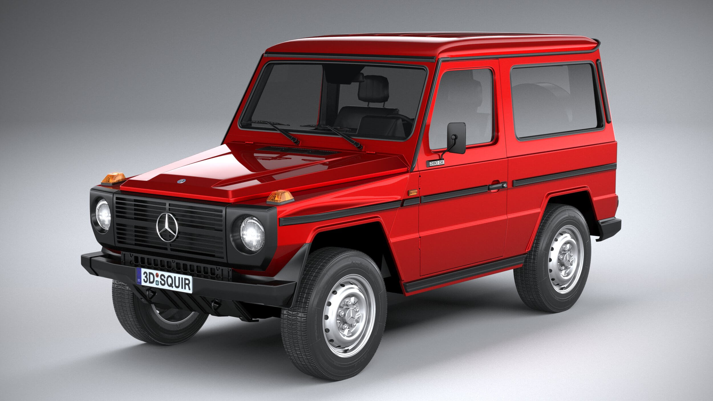 Mercedes-Benz G-Class W460 3Door 1979 3D Model by SQUIR
