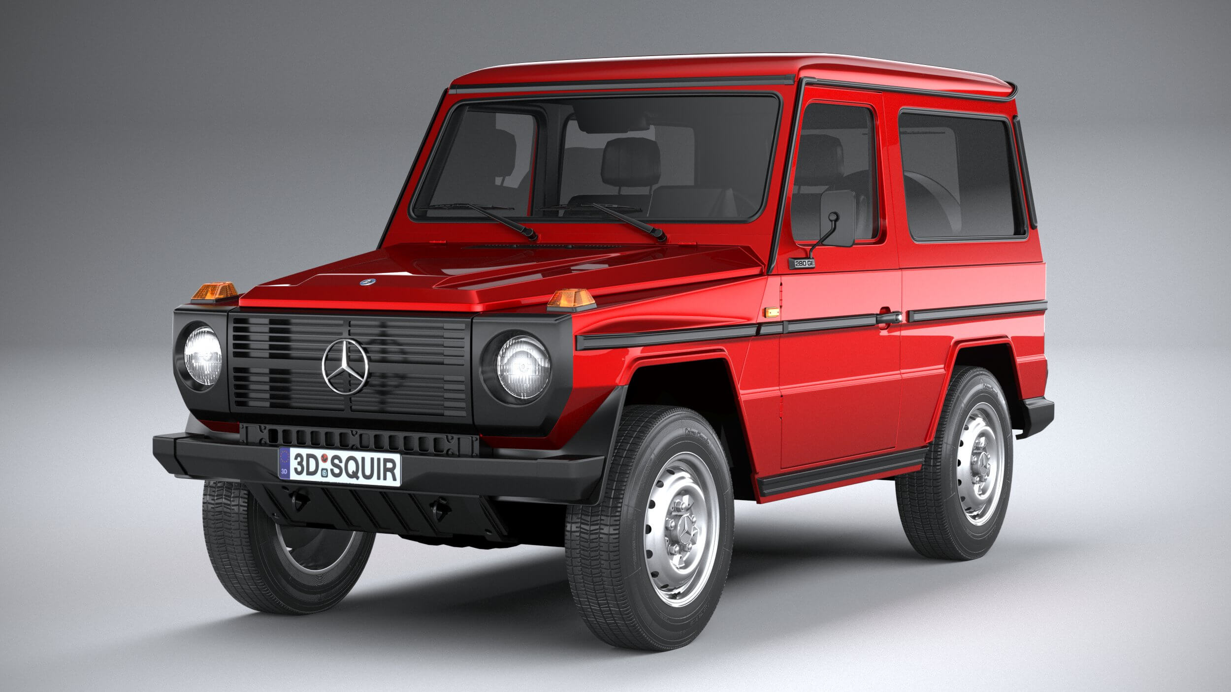 Mercedes-Benz G-Class W460 3Door 1979 3D Model by SQUIR