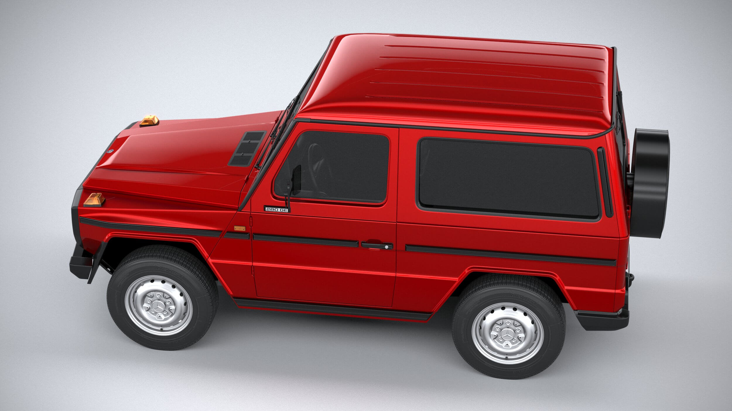 Mercedes-Benz G-Class W460 3Door 1979 3D Model by SQUIR