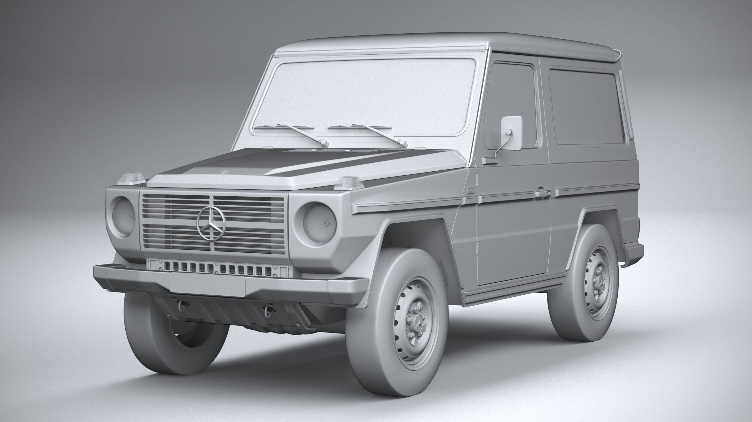 Mercedes-Benz G-Class W460 3Door 1979 3D Model by SQUIR