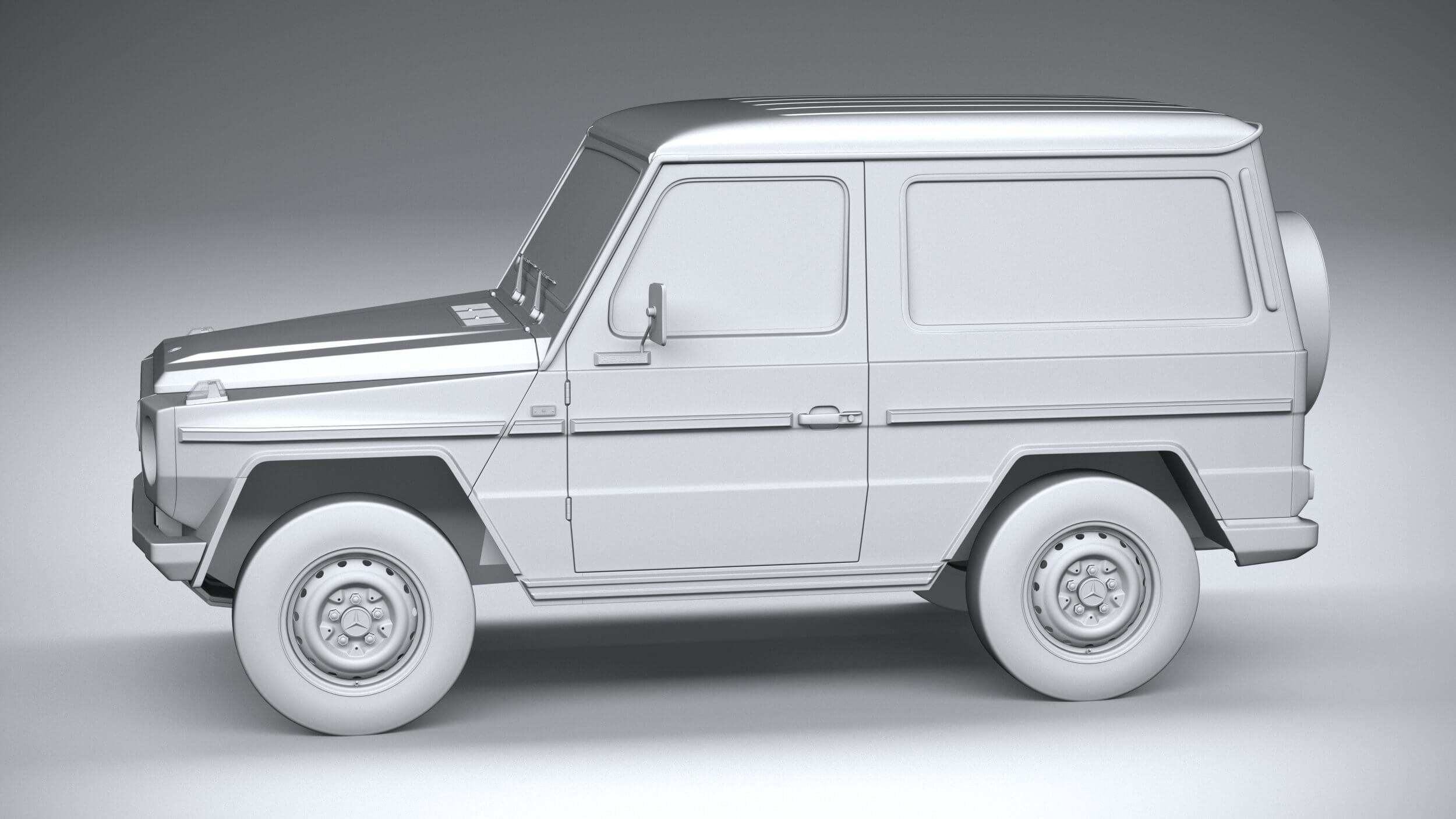 Mercedes-Benz G-Class W460 3Door 1979 3D Model by SQUIR