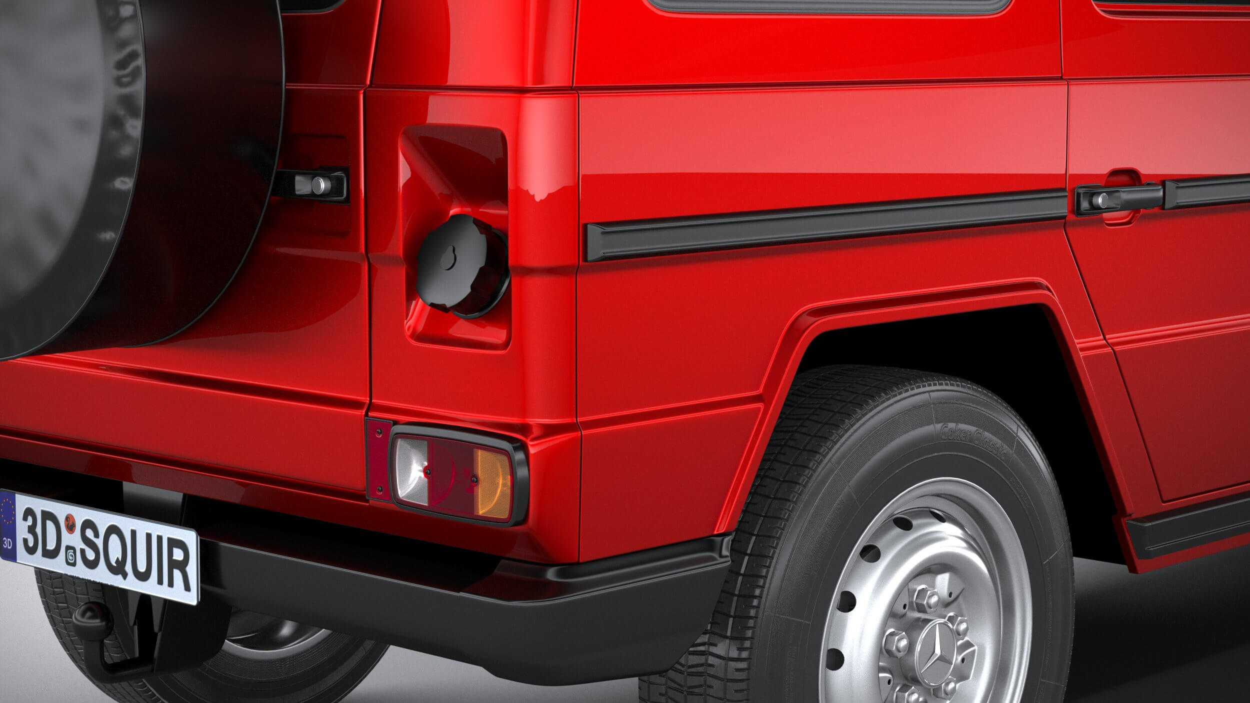 Mercedes-Benz G-Class W460 5Door 1979 3D Model by SQUIR