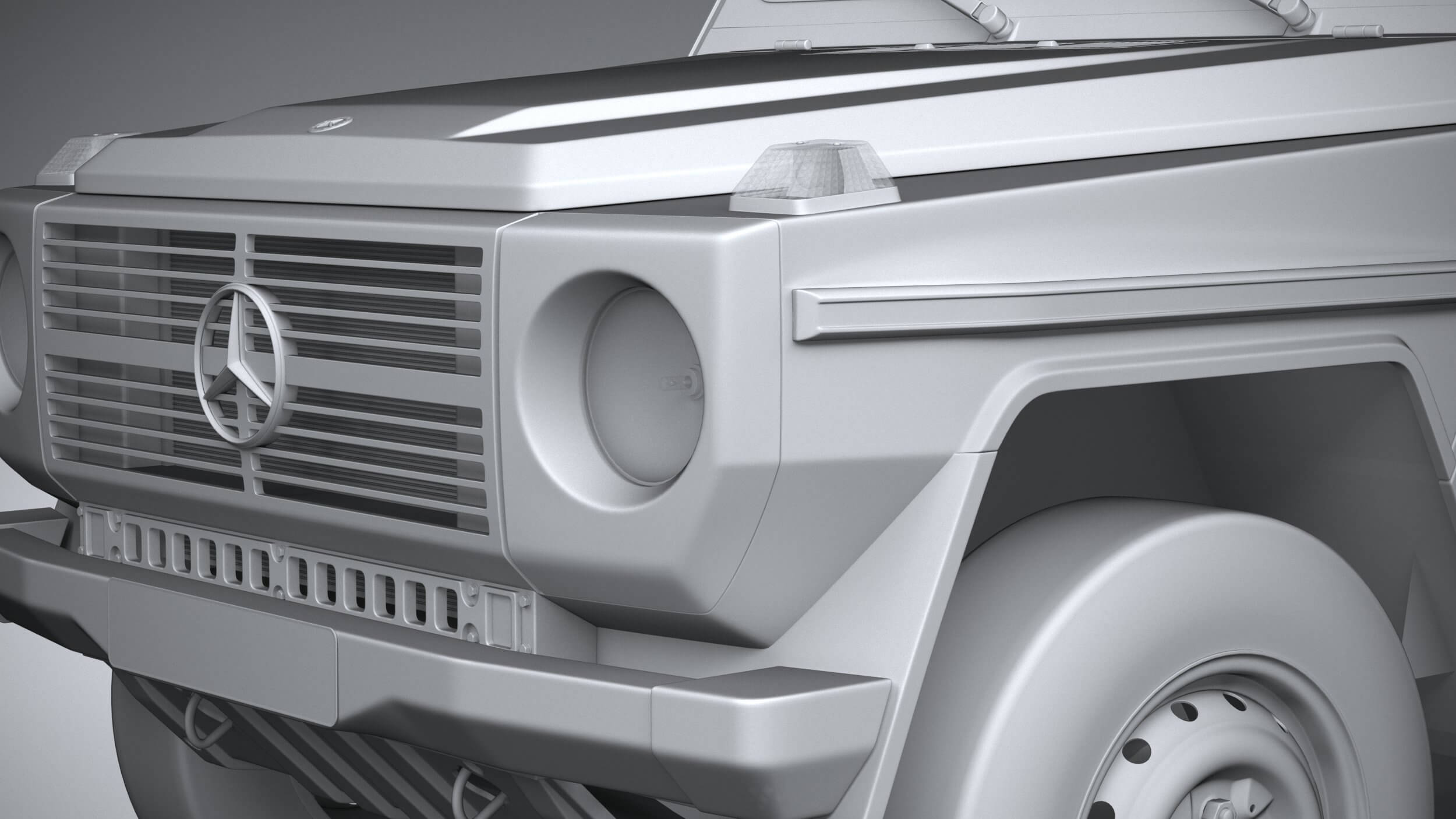Mercedes-Benz G-Class W460 5Door 1979 3D Model by SQUIR