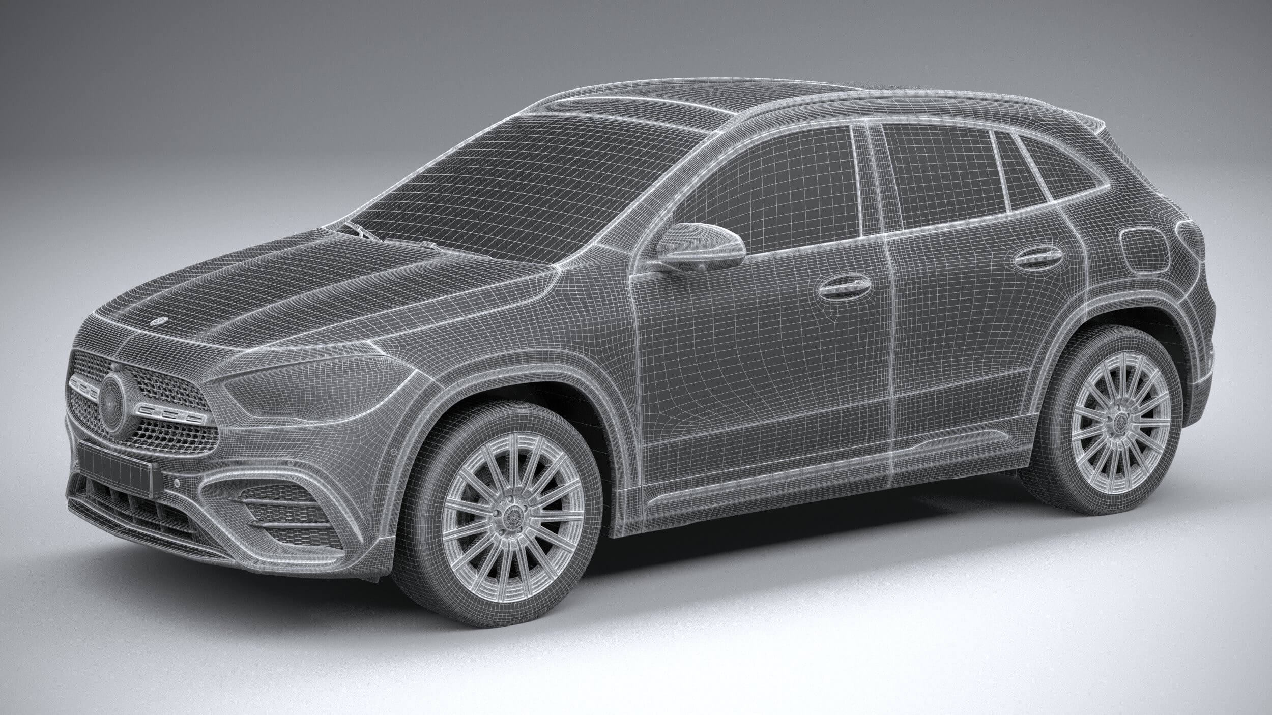 Mercedes-Benz GLA AMG-Line 2024 3D Model by SQUIR