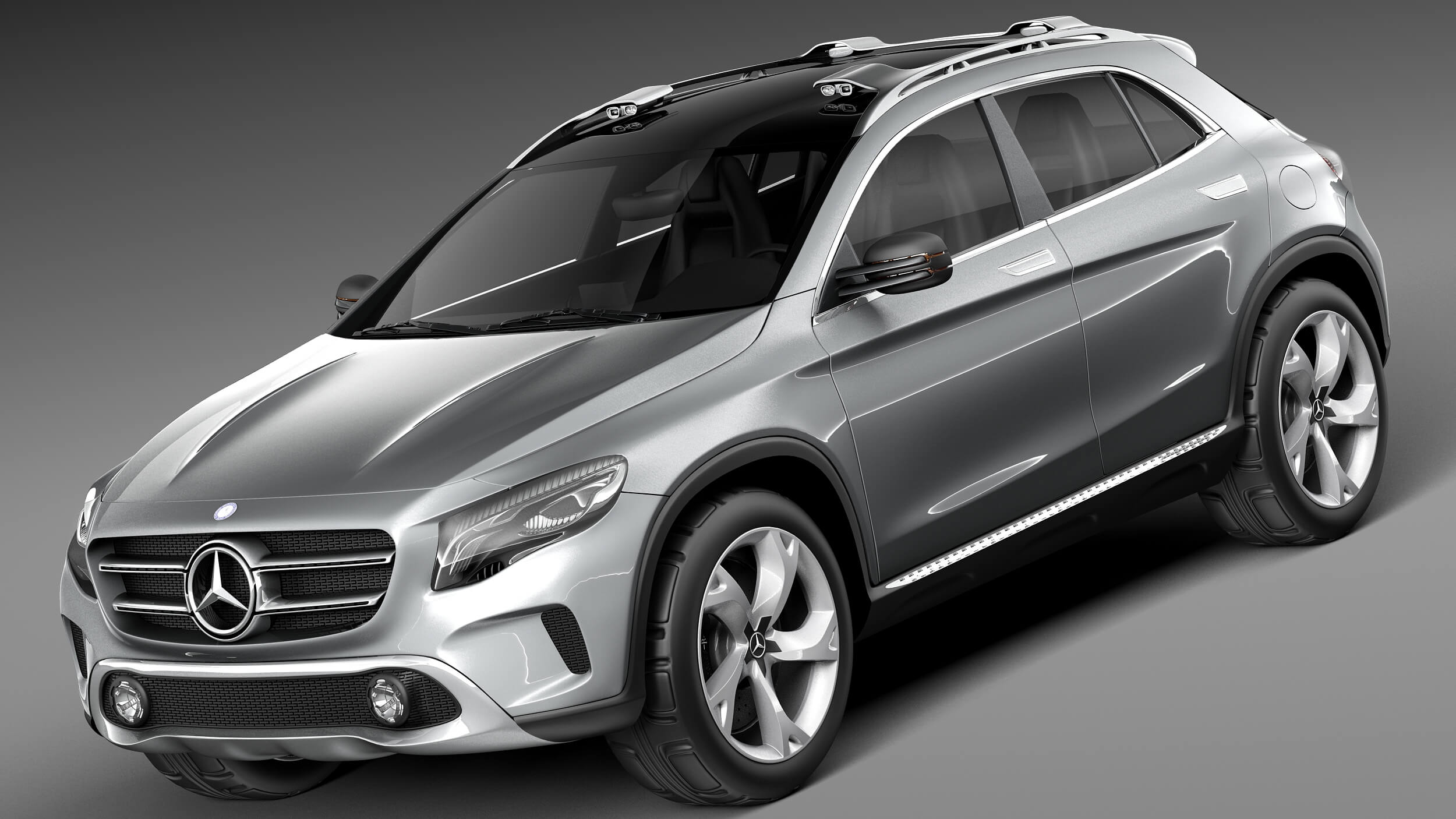 Mercedes Benz GLA Concept 2013 - 3D Model by SQUIR