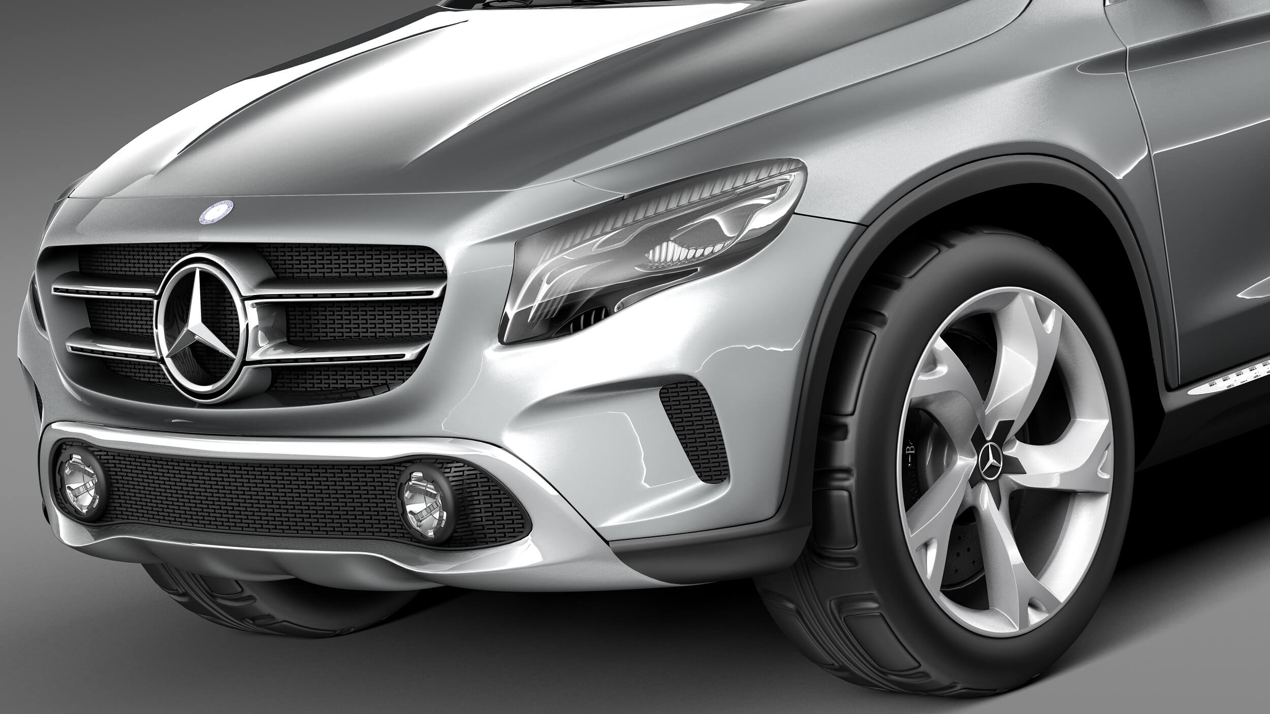 Mercedes Benz GLA Concept 2013 - 3D Model by SQUIR