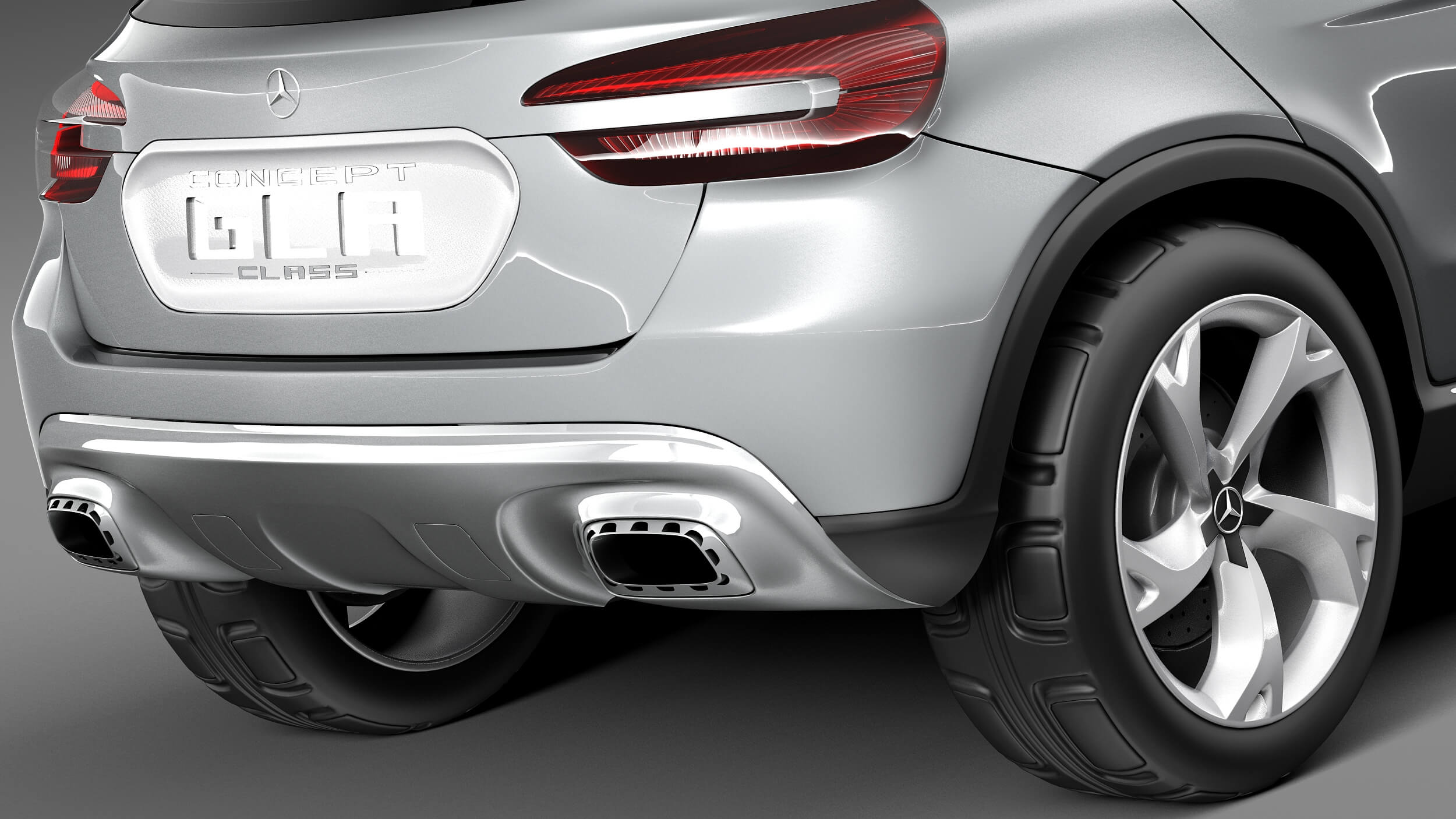Mercedes Benz GLA Concept 2013 - 3D Model by SQUIR