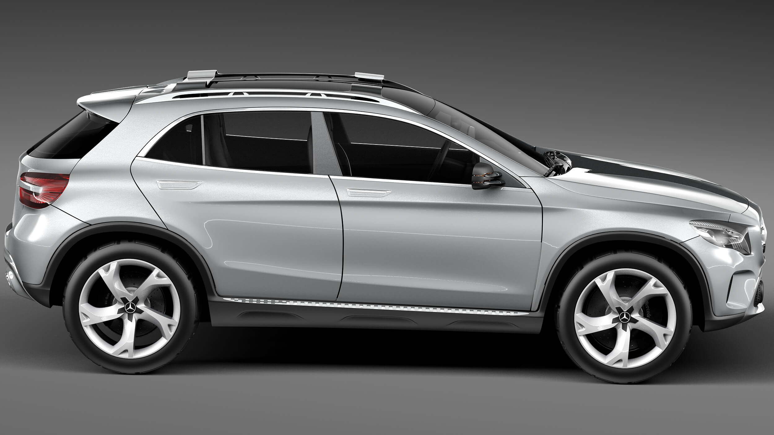 Mercedes Benz GLA Concept 2013 - 3D Model by SQUIR