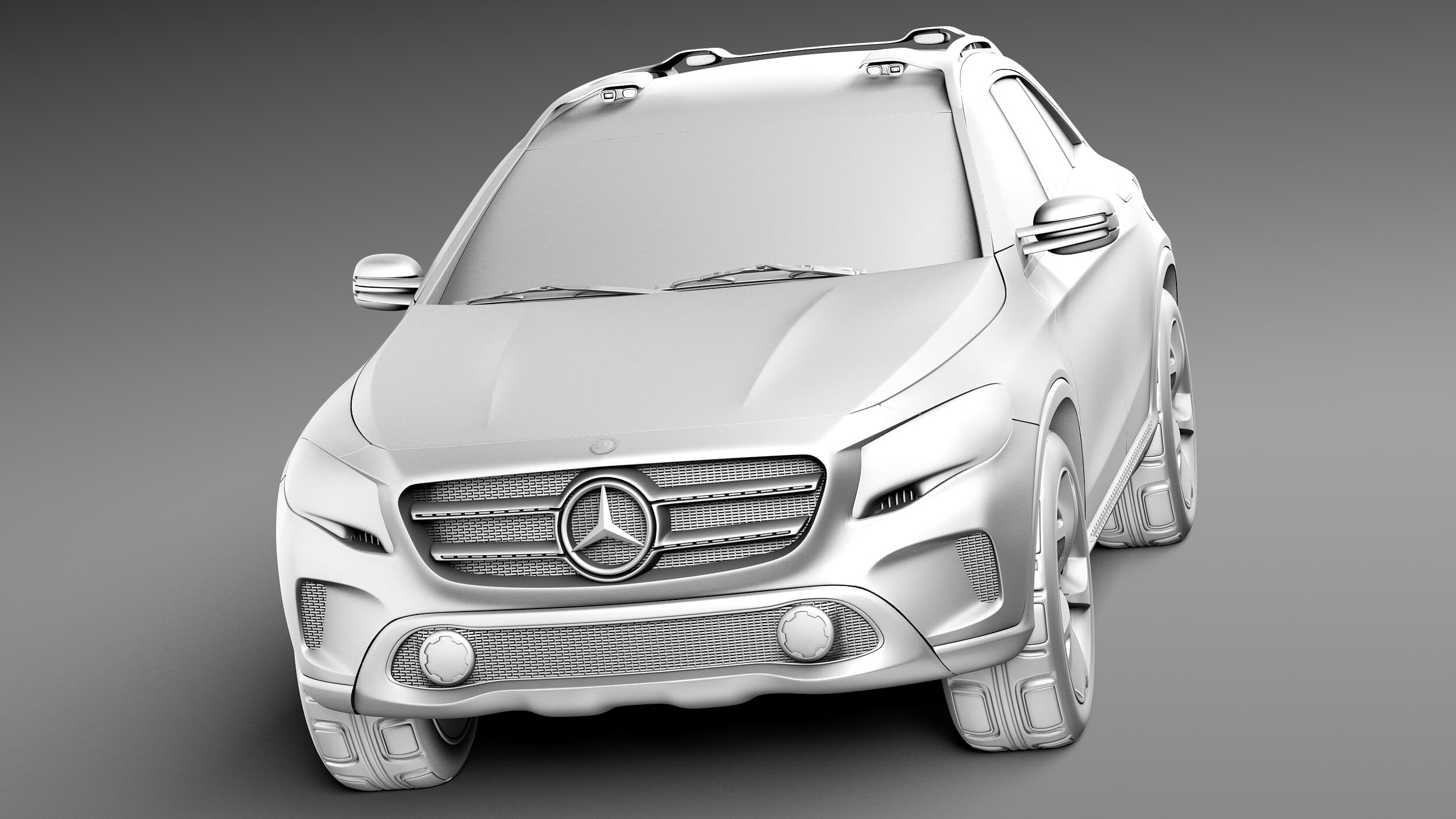 Mercedes Benz GLA Concept 2013 - 3D Model by SQUIR