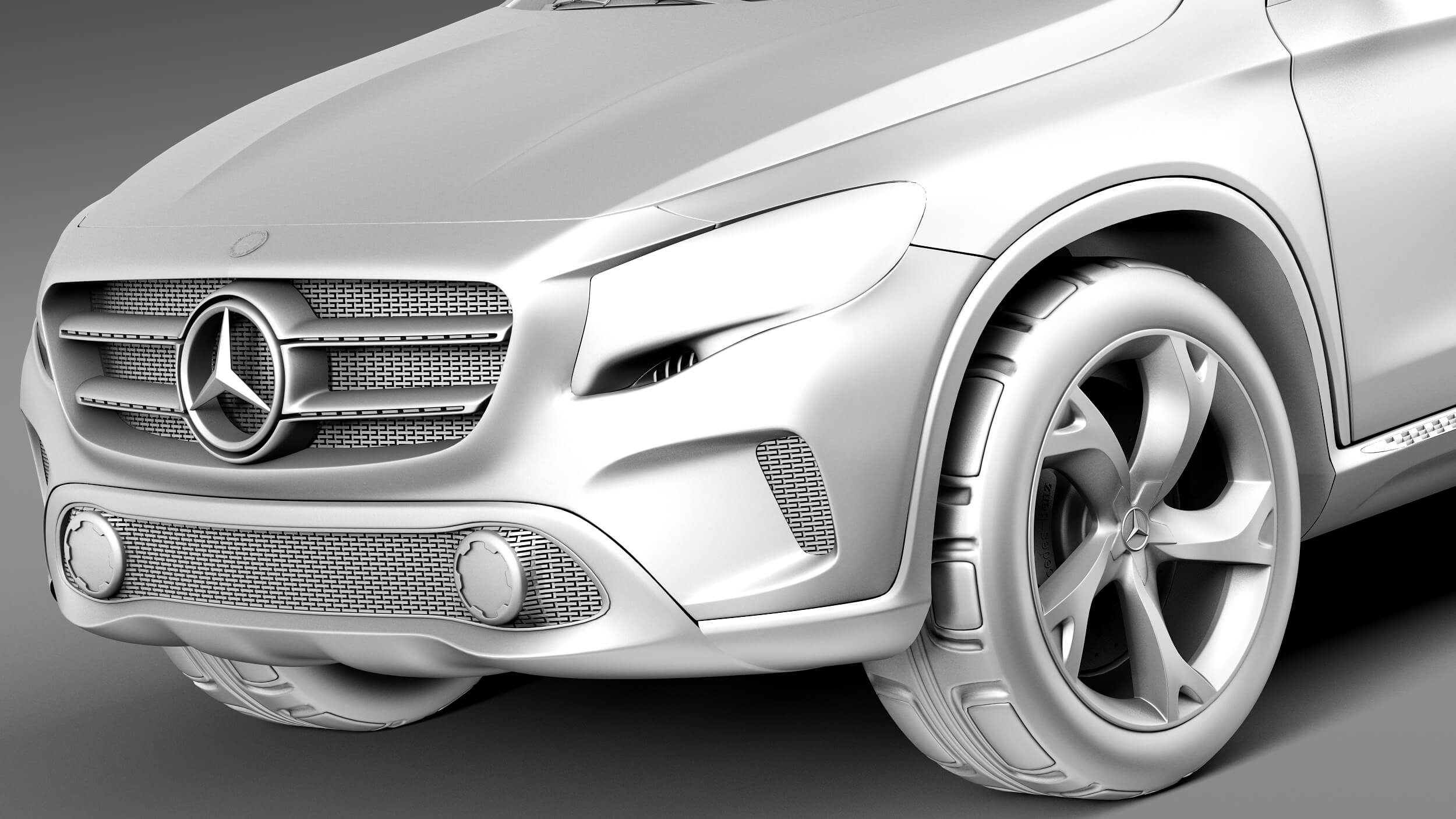 Mercedes Benz GLA Concept 2013 - 3D Model by SQUIR